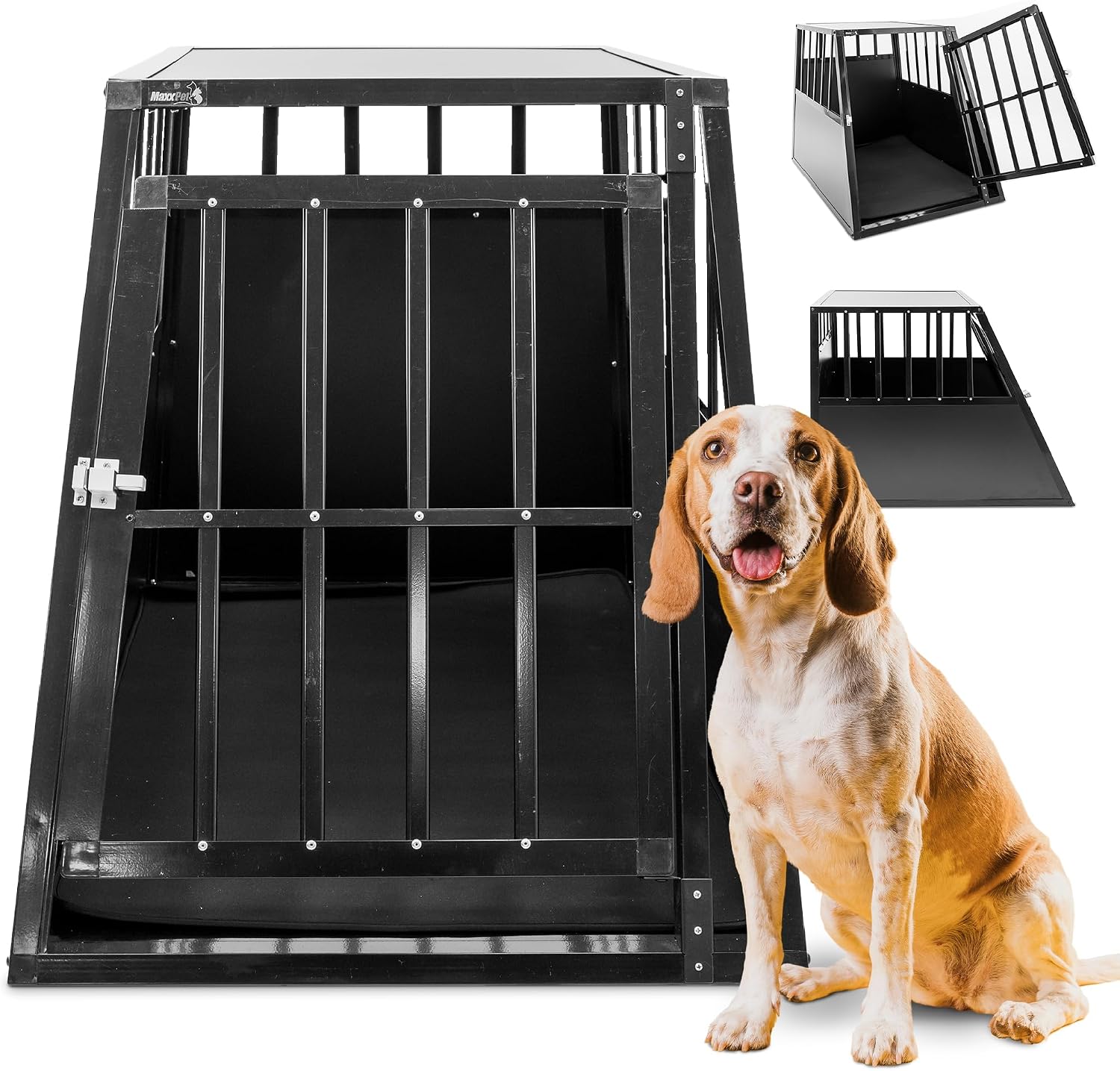 MaxxPet Hundebox Auto Faltbar - 1 Tür - Transportbox Katze & Hund ...