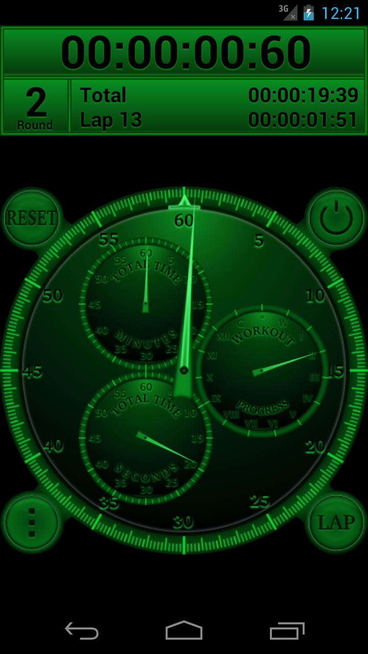 Analog Interval Stopwatch Pro - App on Amazon Appstore