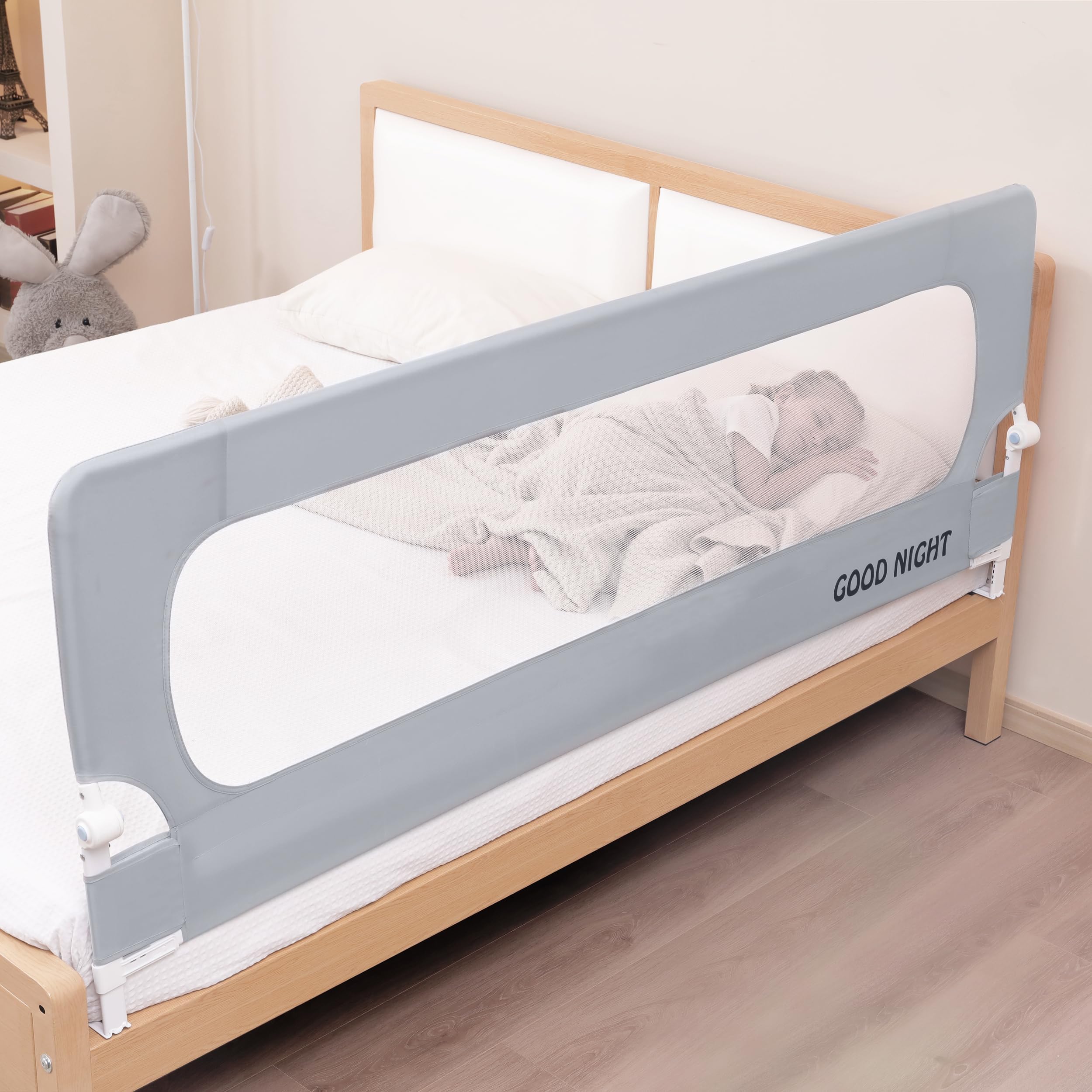 Amazon.com : UBBCARE Bed Rail for Toddlers, 79 Inch Bed Guard Rail ...