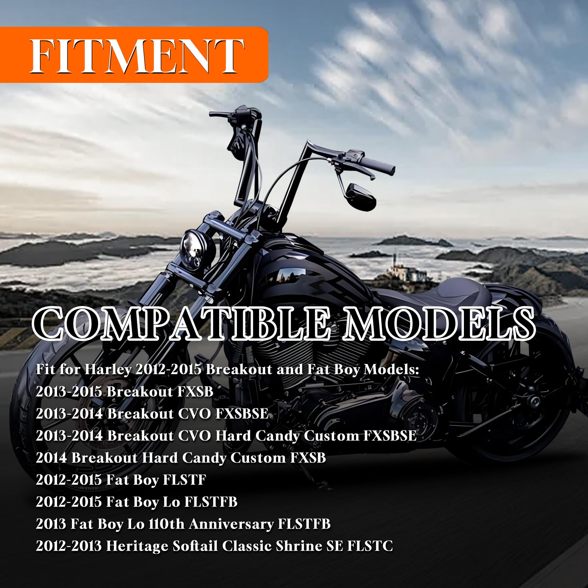 Snapklik.com : Prewired 12 Inch Softail Mercenary Handlebars Ape ...