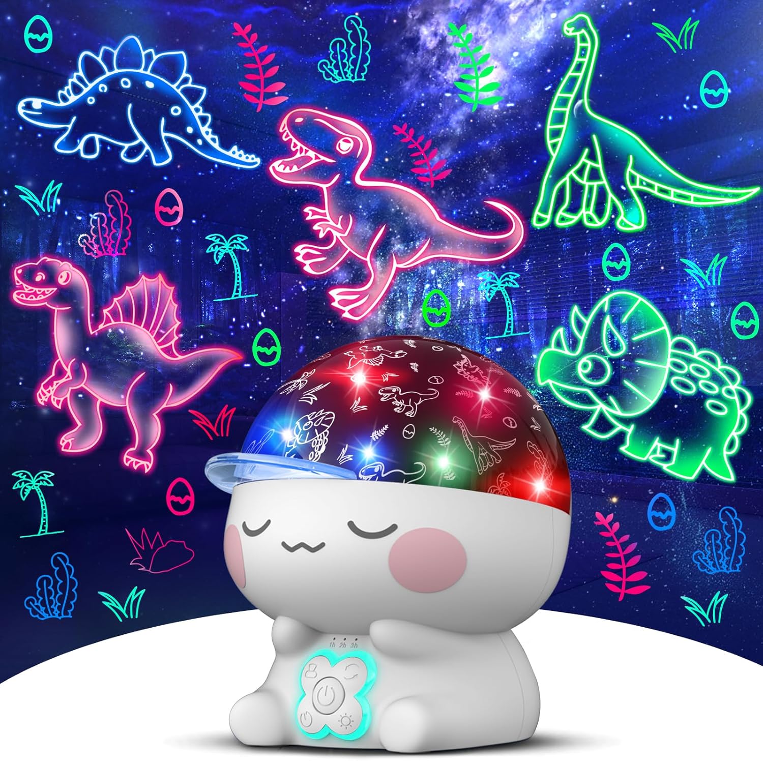 Amazon.com: CHENFAN Dinosaur Light for Kids,Dino Toys Projection Night Light for Boys Girls ...