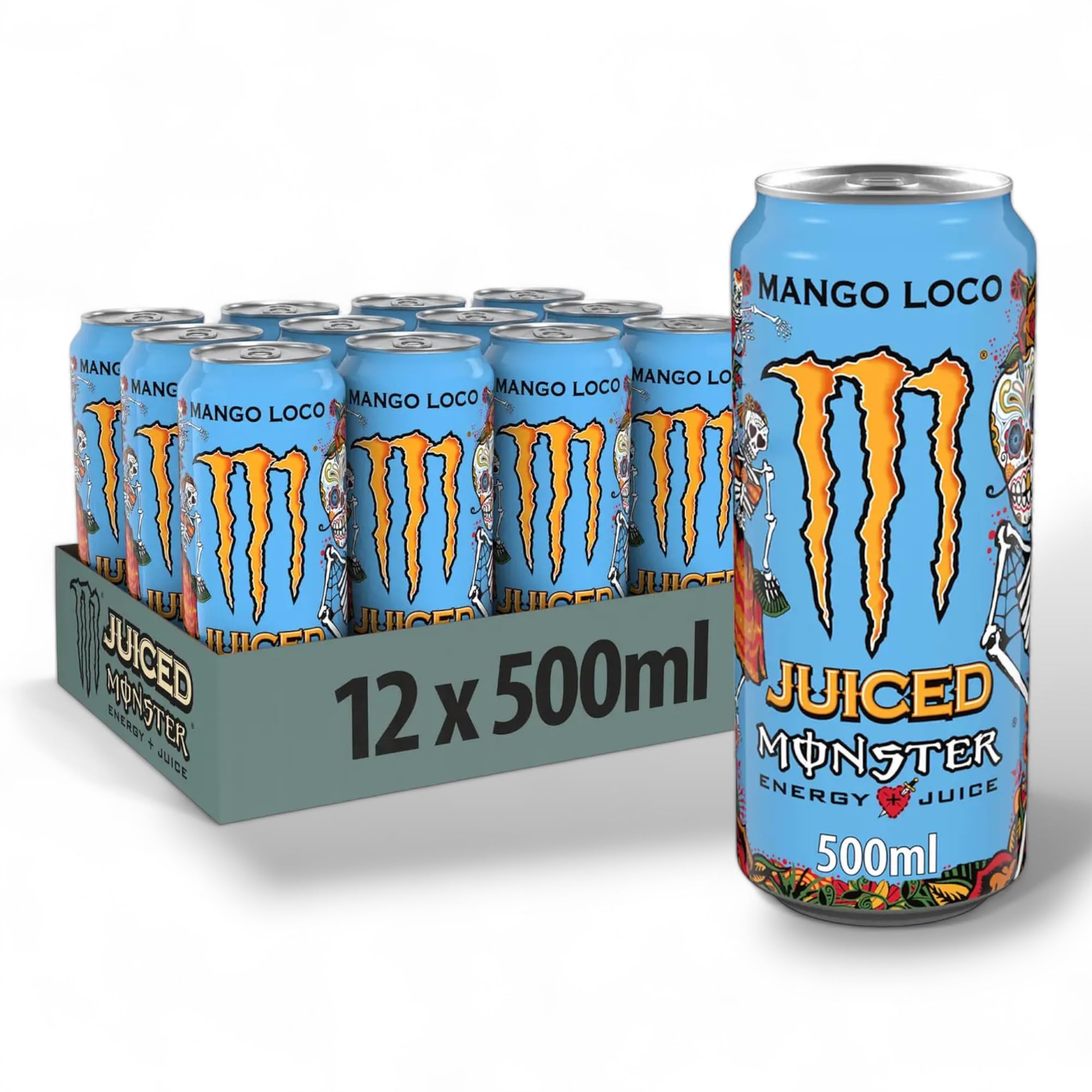 12 X Monster Mango Loco Energy Drink 500ml Full Case | Desertcart UAE