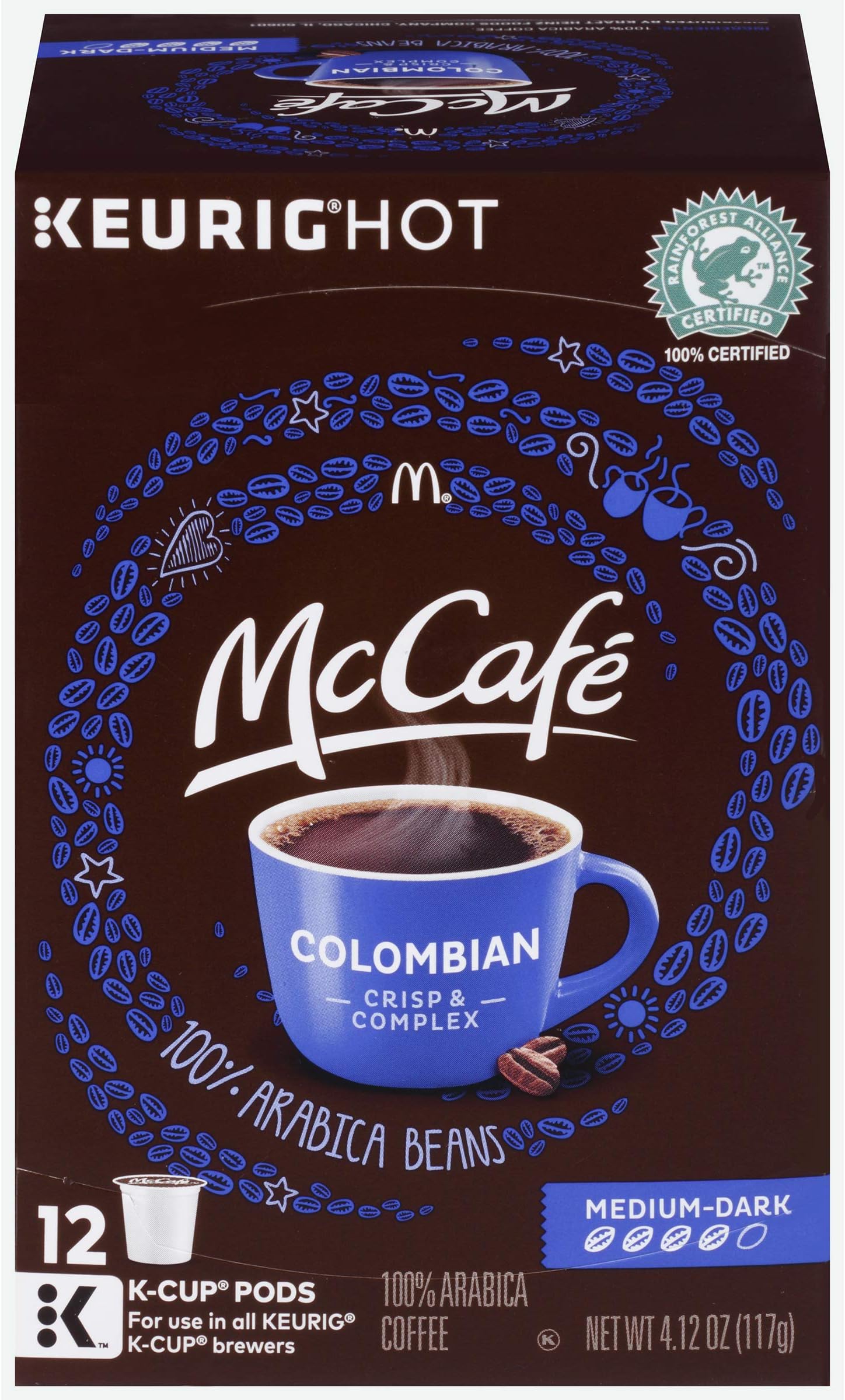 Amazon.com : McCafe Chocolate Mocha, Single Serve Coffee Keurig K-Cup ...