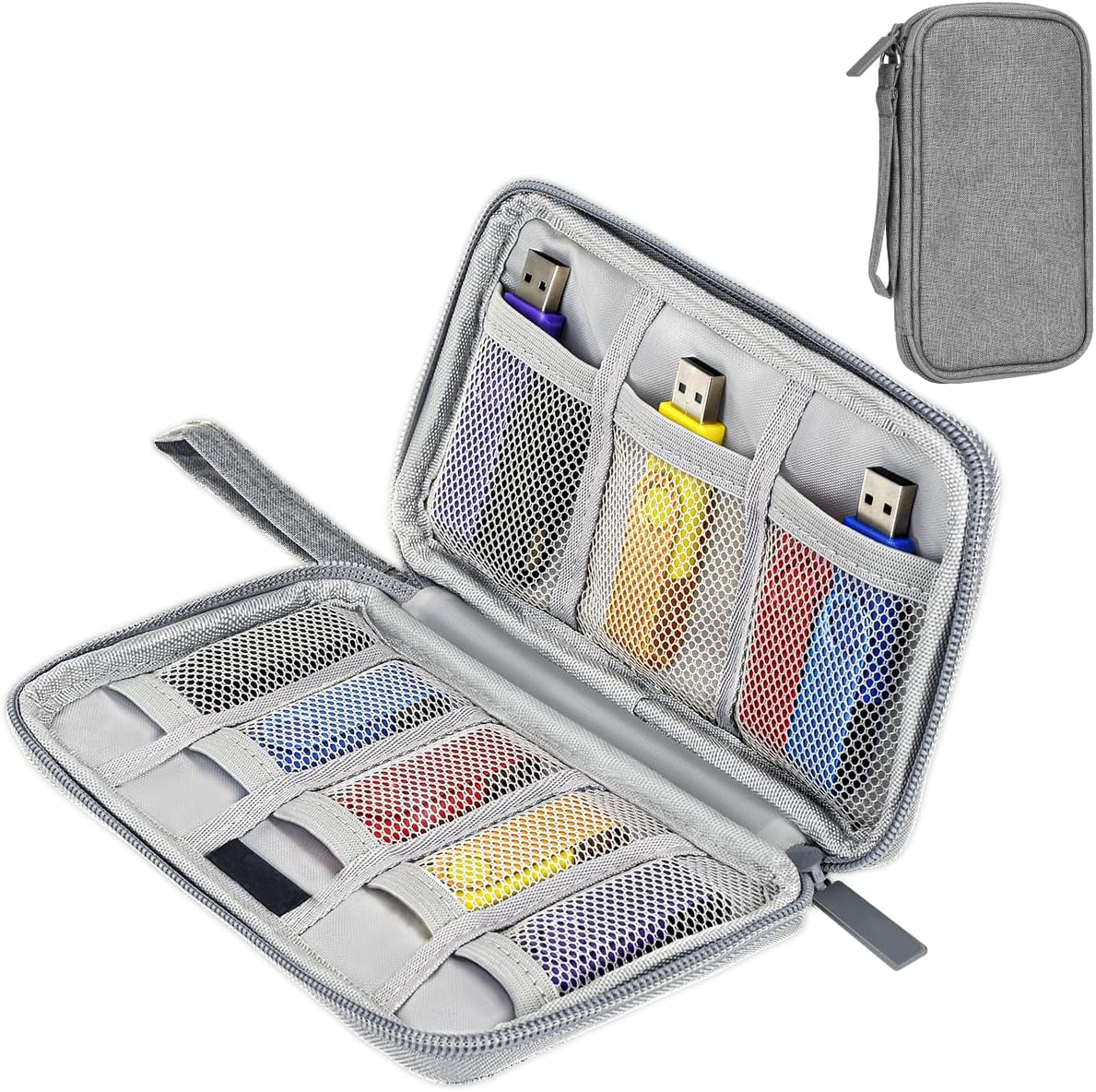 BESPOTCL USB Bag, Storage Bag for USB Sticks, Electronic Accessories ...
