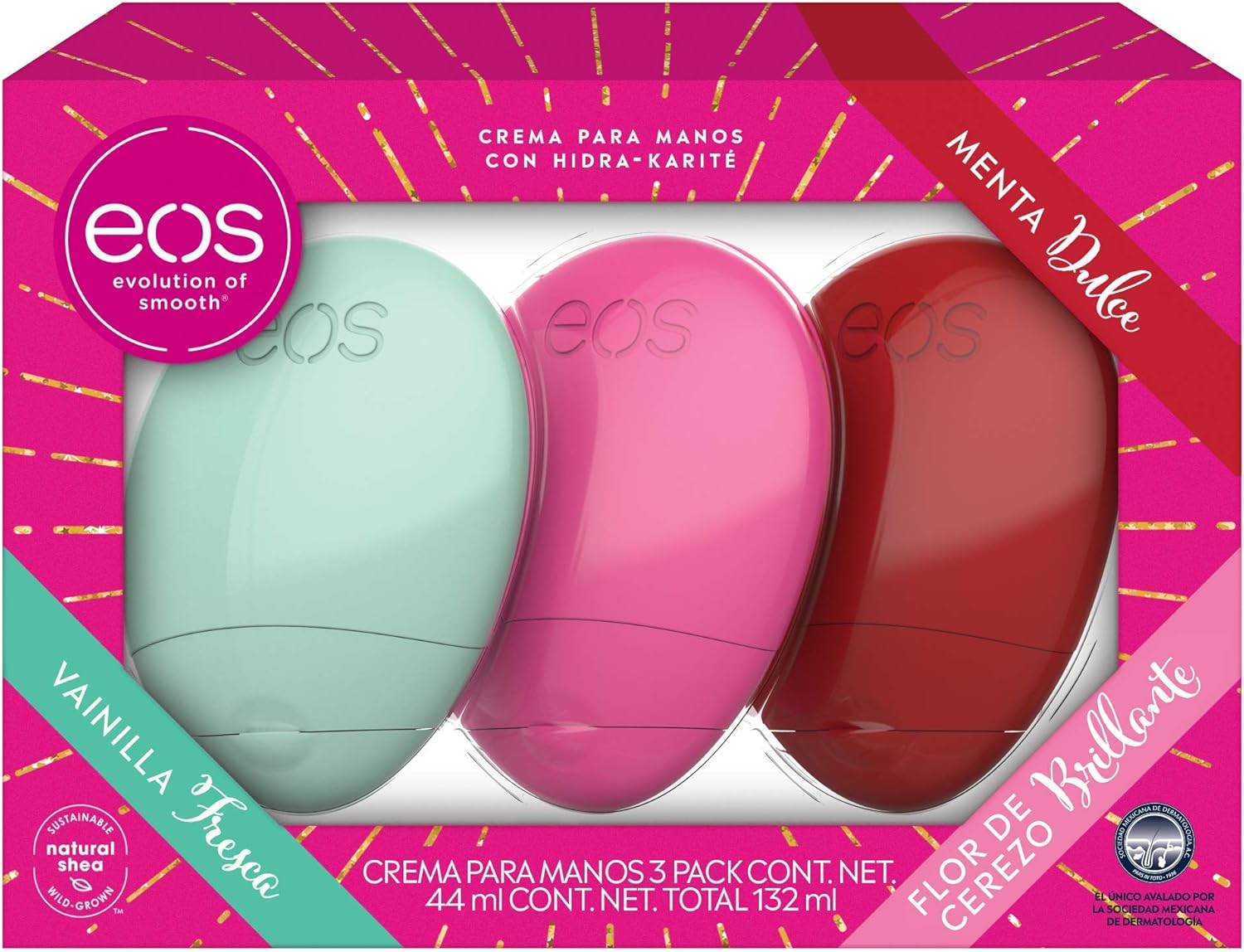 eos Crema para manos eos holiday 2019 3 pack : Amazon.com.mx: Belleza