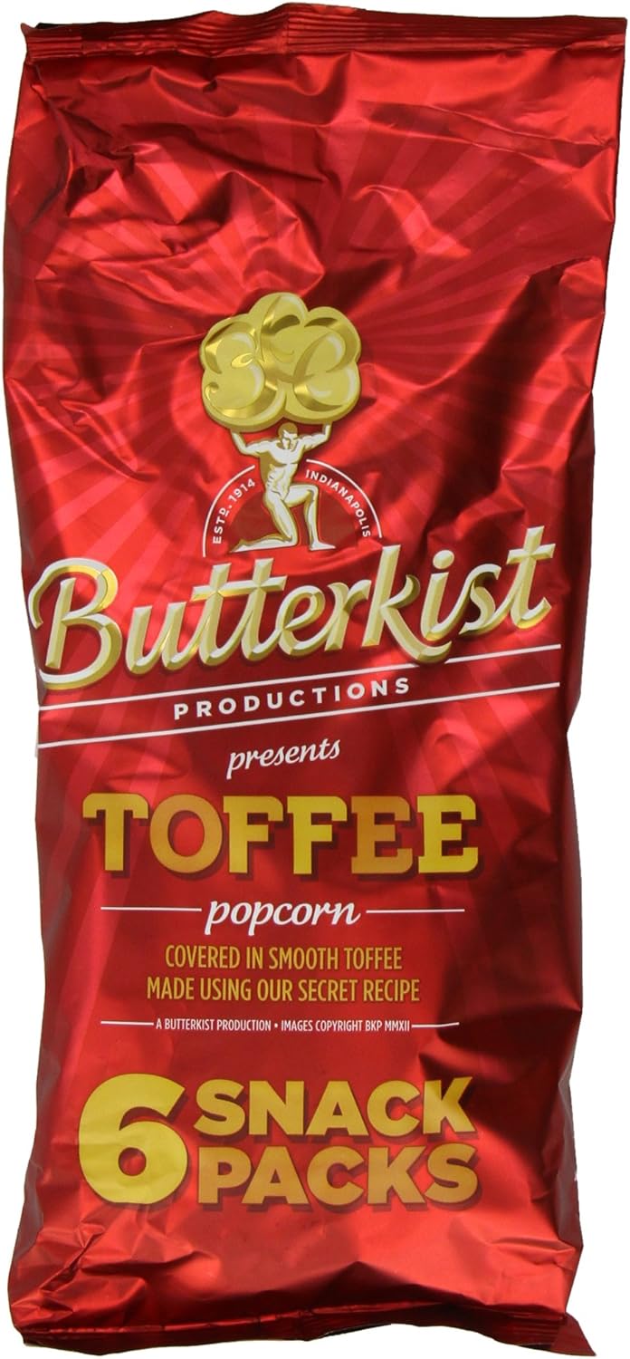 Butterkist Toffee Popcorn 6 x 30 g (Pack of 7) : Amazon.co.uk: Grocery