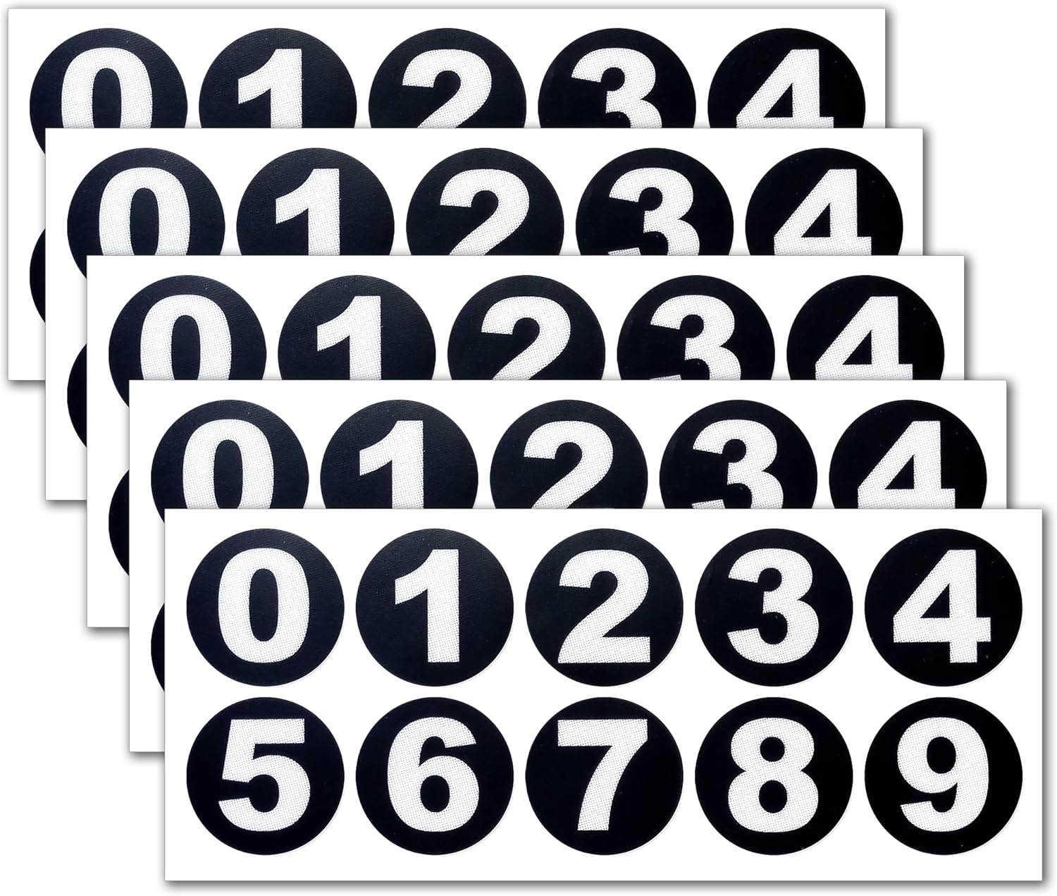 Amazon.com: Curb-N-Sign® 5 Sheets Super Reflective 0-9 Mailbox Numbers ...