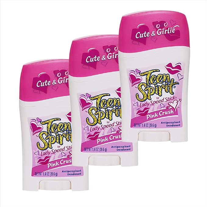 Amazon.com : Teen Spirit Anti-Perspirant Deodorant Stick, Pink Crush 1. ...