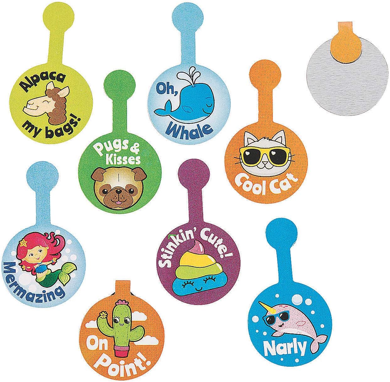 Amazon.com: Fun Express - Metal Fold Pins - Jewelry - Pins - Novelty ...