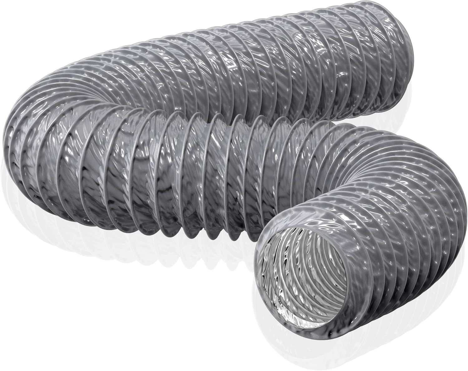 HG Power 150mm Ducting Length 5m PVC Aluminium Flexible Ventilation ...