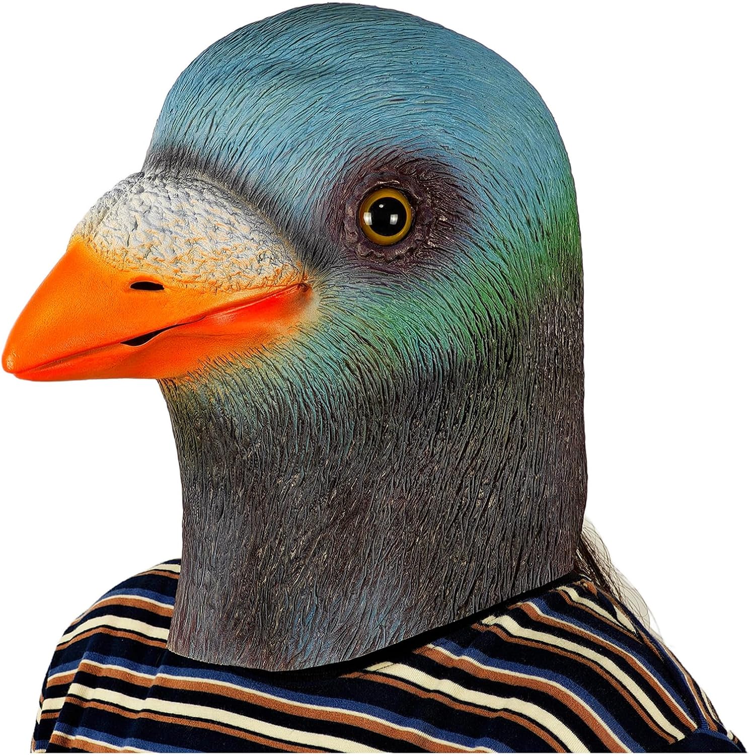 Amazon.com: BEENODI Colorful Pigeon Mask, Full Head Bird Masks for ...