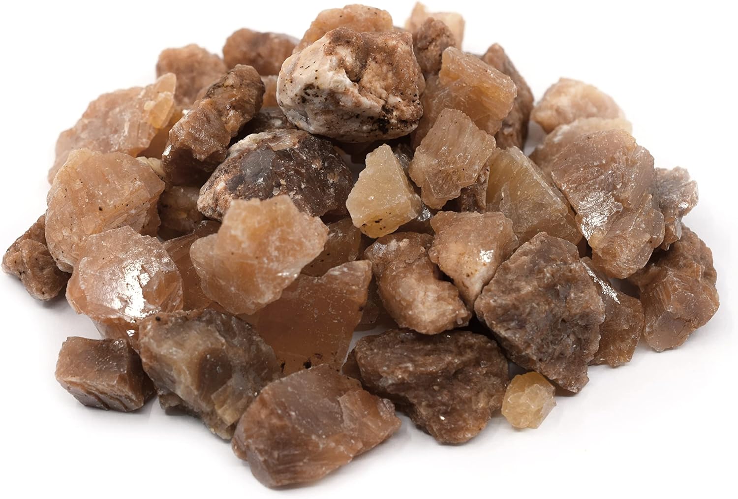 Amazon.com: EISCO Rough Orange Calcite Stone Pieces, 12oz Bag - Raw ...