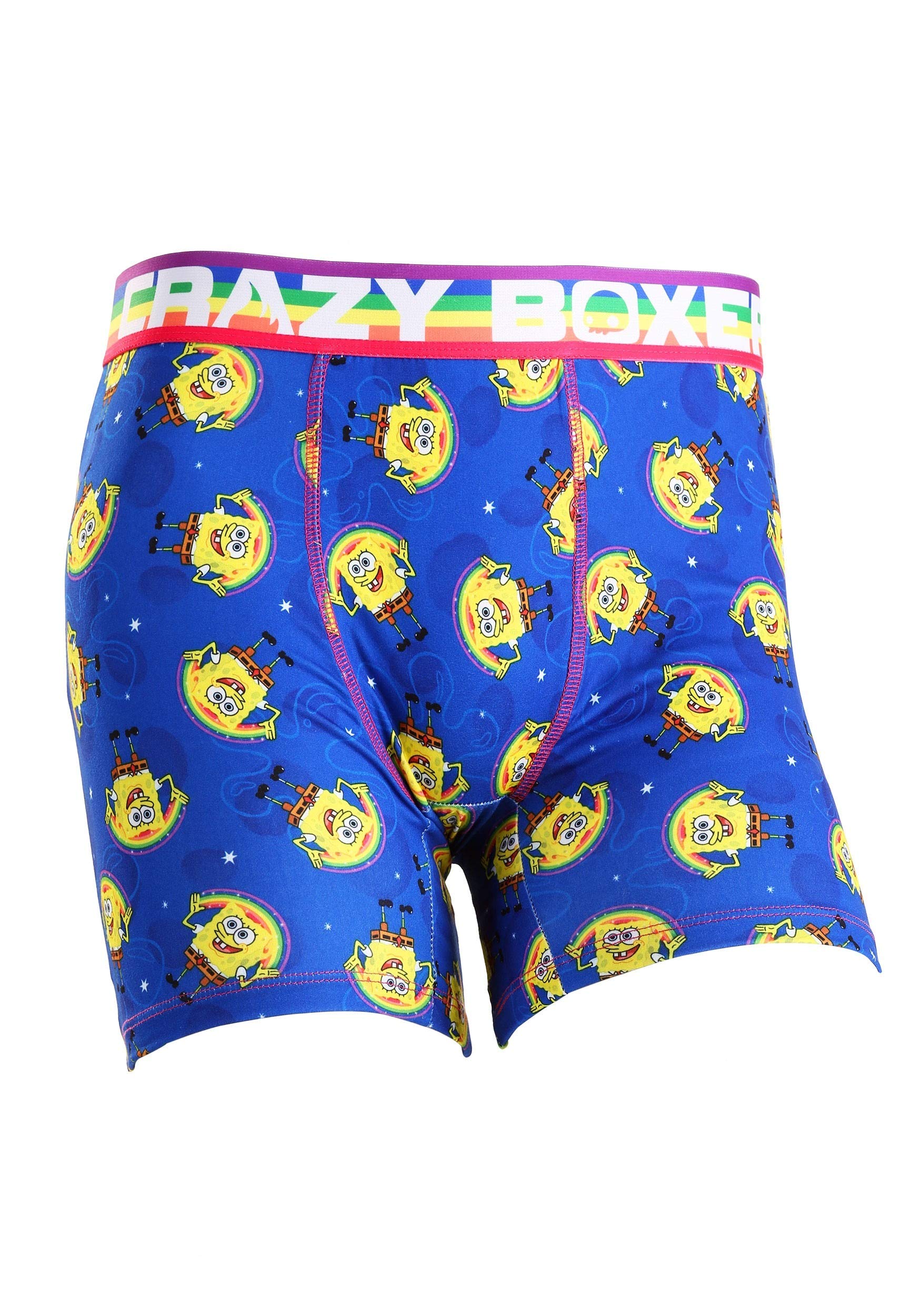Amazon.com: Crazy Boxers Spongebob- Imagination! Mens Boxers Briefs ...