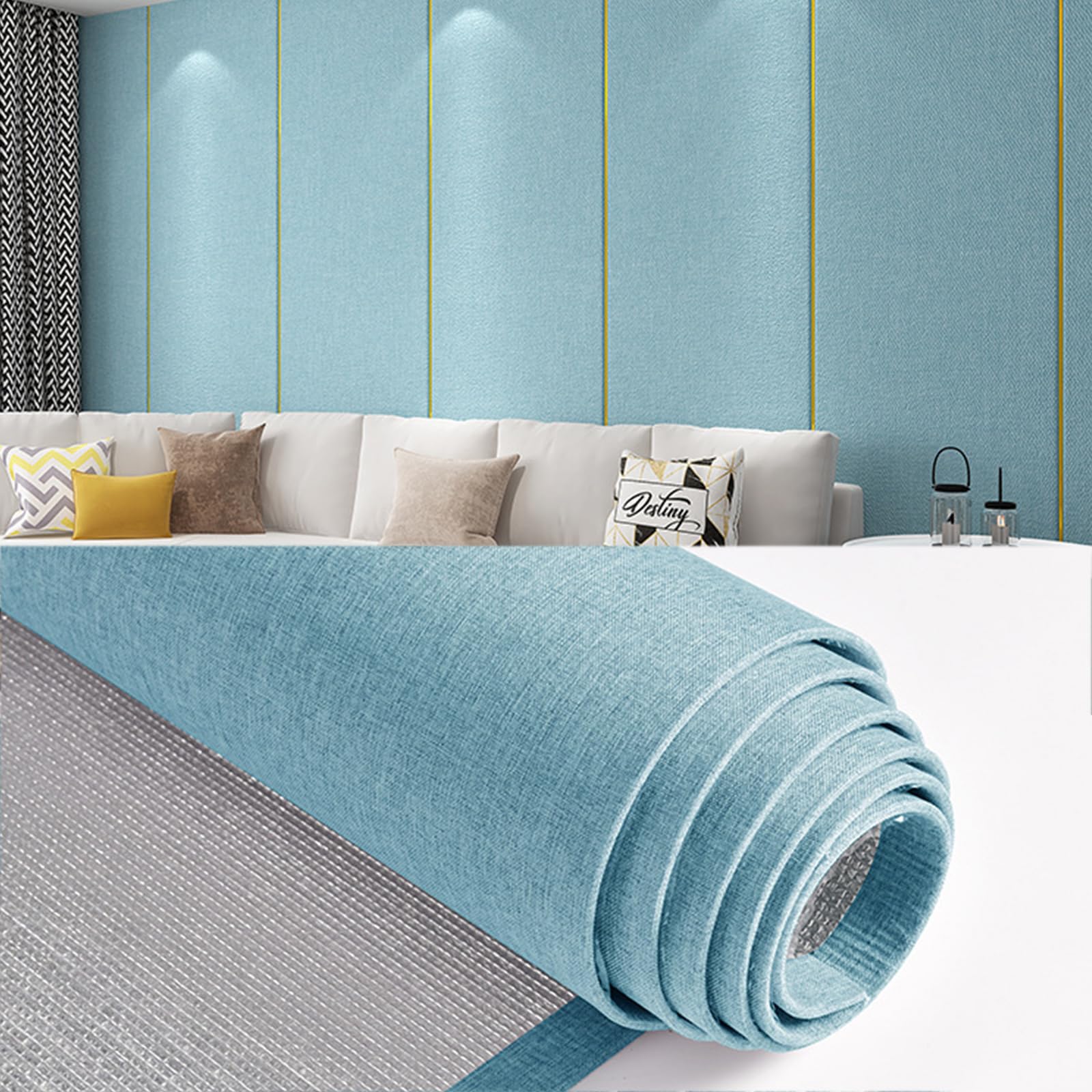 Soundproof Modern Removable Wallpaper Soundproof Wallpaper Foam