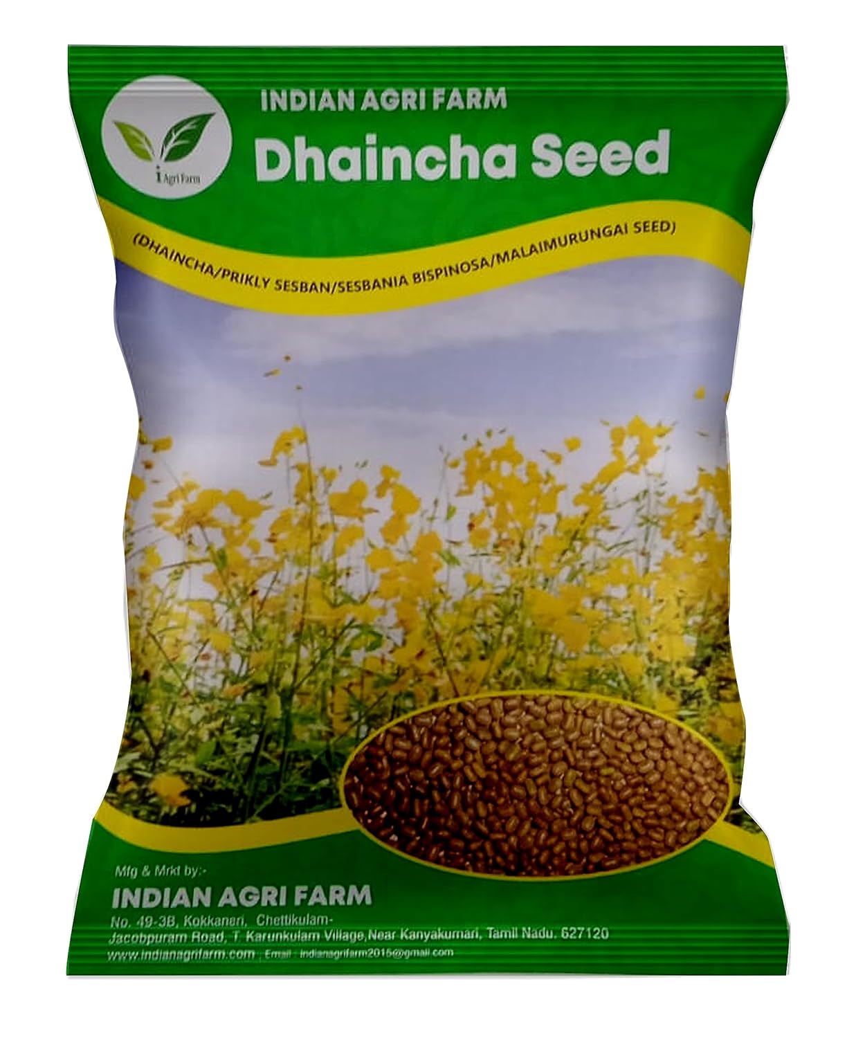 Iagrifarm Dhaincha Seed - 1 Kg/Prikly Sesban/Sesbania Bispinosa ...