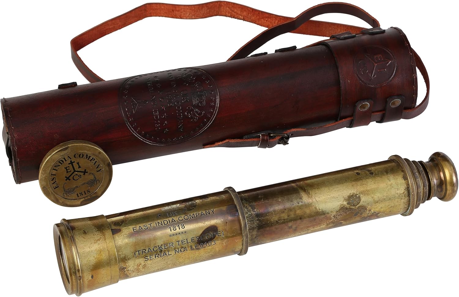 Amazon.com: JUNZALINAUTIC Brass Telescope East India Company 1818 ...