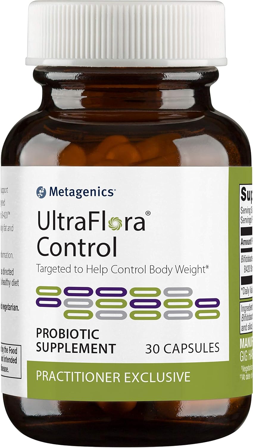 Amazon.com: Metagenics UltraFlora Control, Daily Probiotic Supplement ...