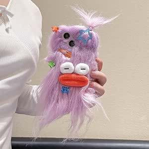 Amazon.com: Pretaco for iPhone 15 Case,Funny and Silly Weird Furry ...