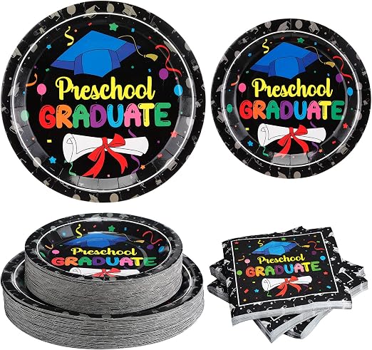 Amazon.com: Outus 150 Pieces Preschool Graduation Party Decoration ...