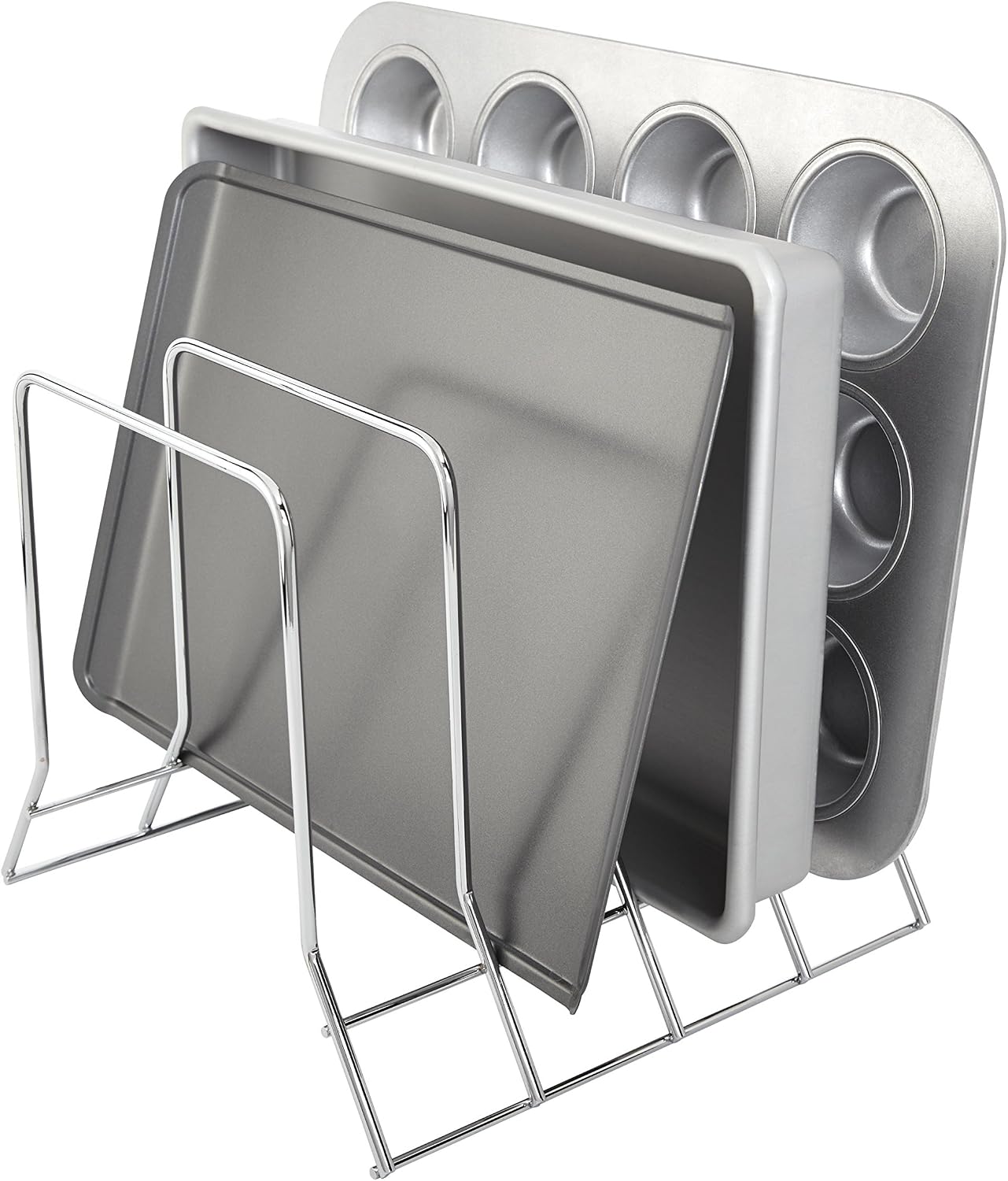 Amazon.com: Rubbermaid Organizer Rack (FG1A65RDCHROM) : Home & Kitchen