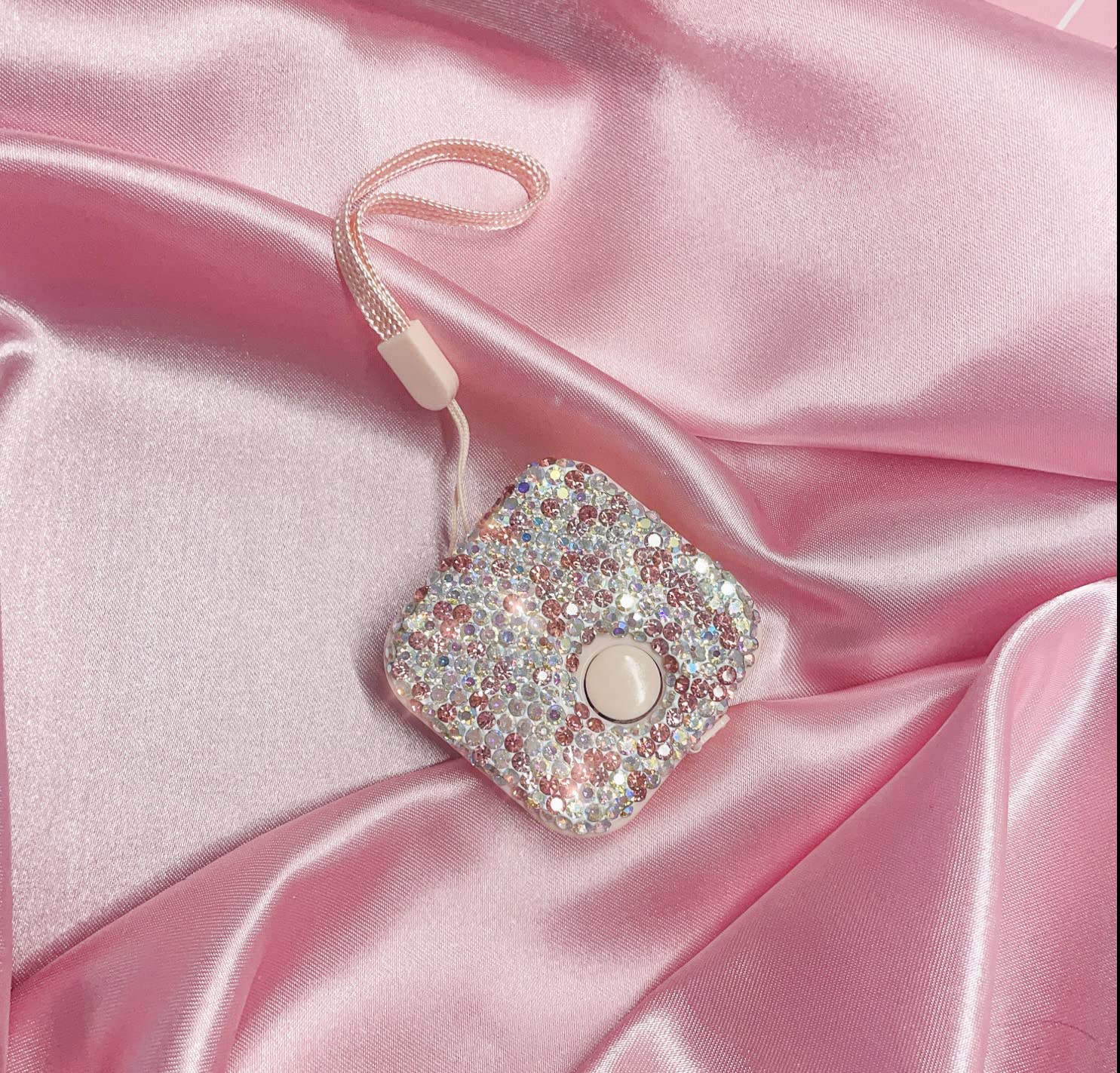 TISHAA Bling Dazzling Rhinestone Tape Measure Retractable Travel Mini ...
