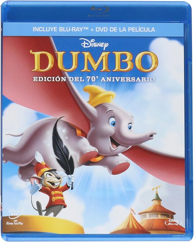 Dumbo (70th Anniversary Spanish-Language Version Blu-ray/DVD Combo ...