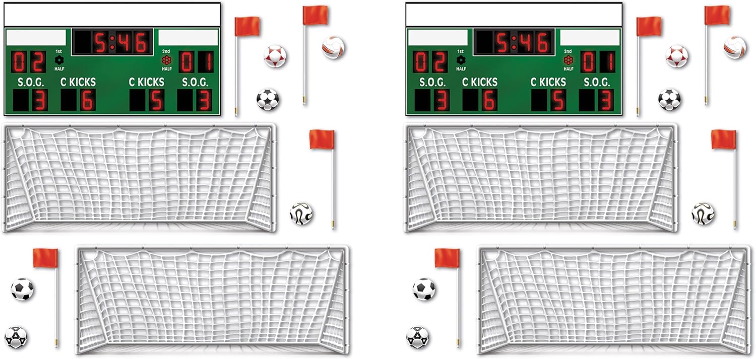 Amazon.com: Beistle Soccer Props Pack of 2 : Home & Kitchen