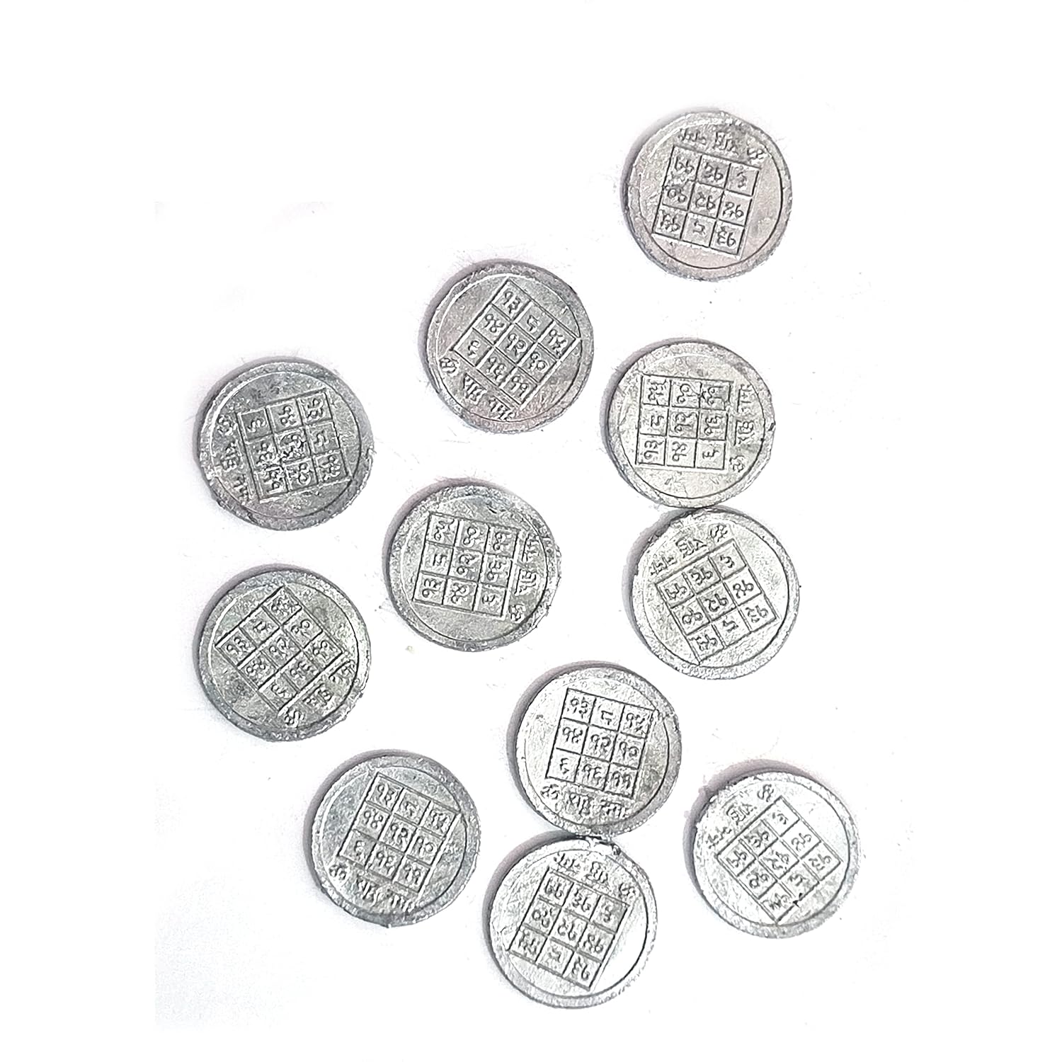 ASTROGHAR Set of 11 Ranga Lead Rahu Yantra Figurine Laal Kitaab Remedy ...