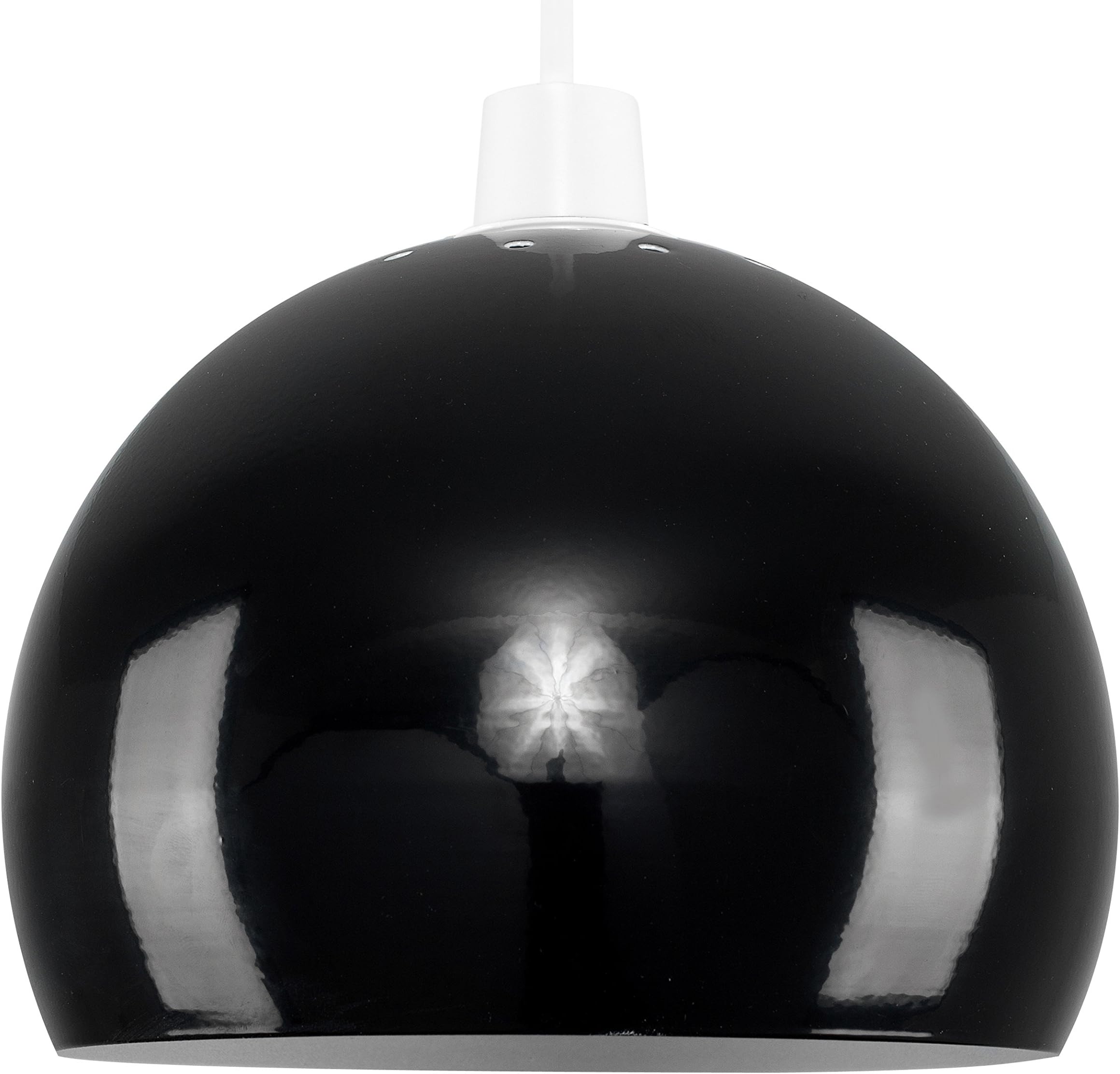 MiniSun - Retro Style Black and Gold Metal Ceiling Pendant Light Shade ...