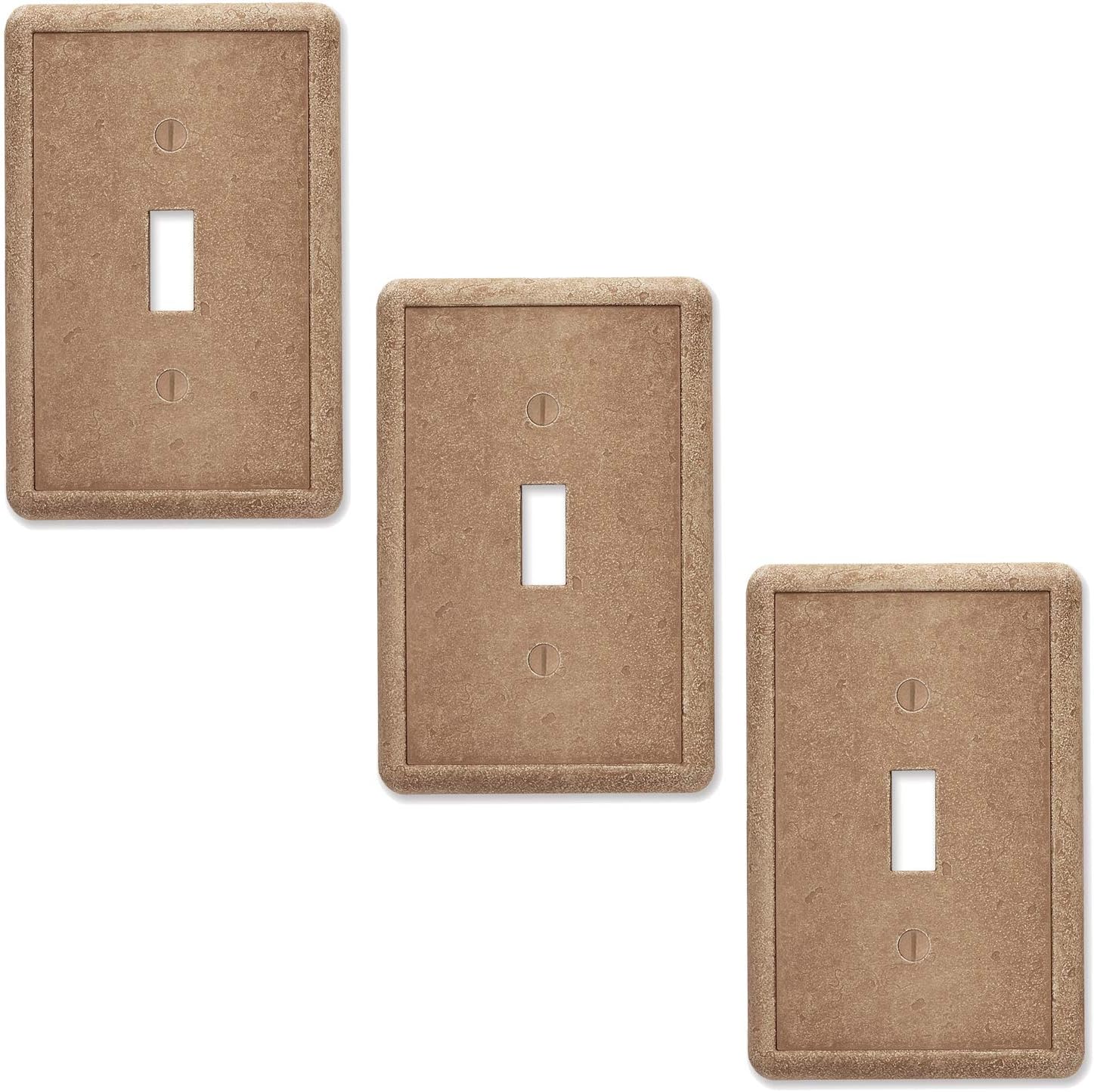 Questech Decor Single Toggle Light Switch Cover, 1-Gang Electrical Wall ...