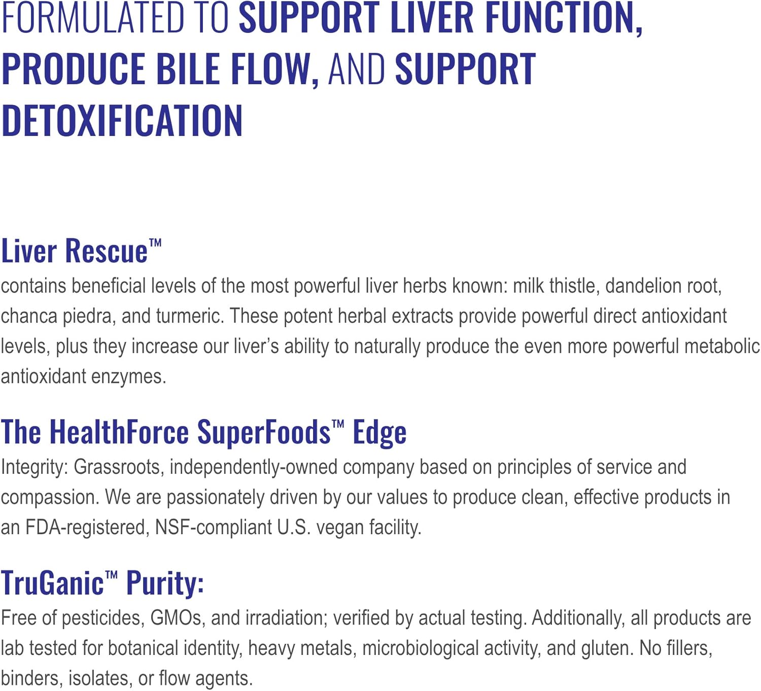HealthForce SuperFoods Liver Rescue – 30 unidades (paquete de 1 ...