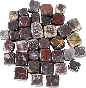 Zaicus 1lb Rhodolite Garnet Tumbled Stones and Crystals Bulk Irregular ...