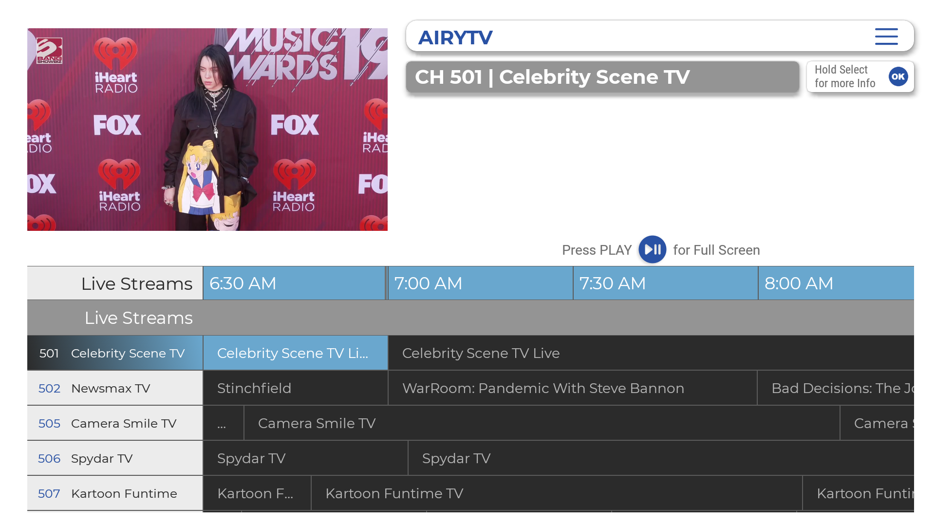 FREE TV & Movies - Airy TV 10,000 Episodes, 1,000 Movies:Amazon.de ...