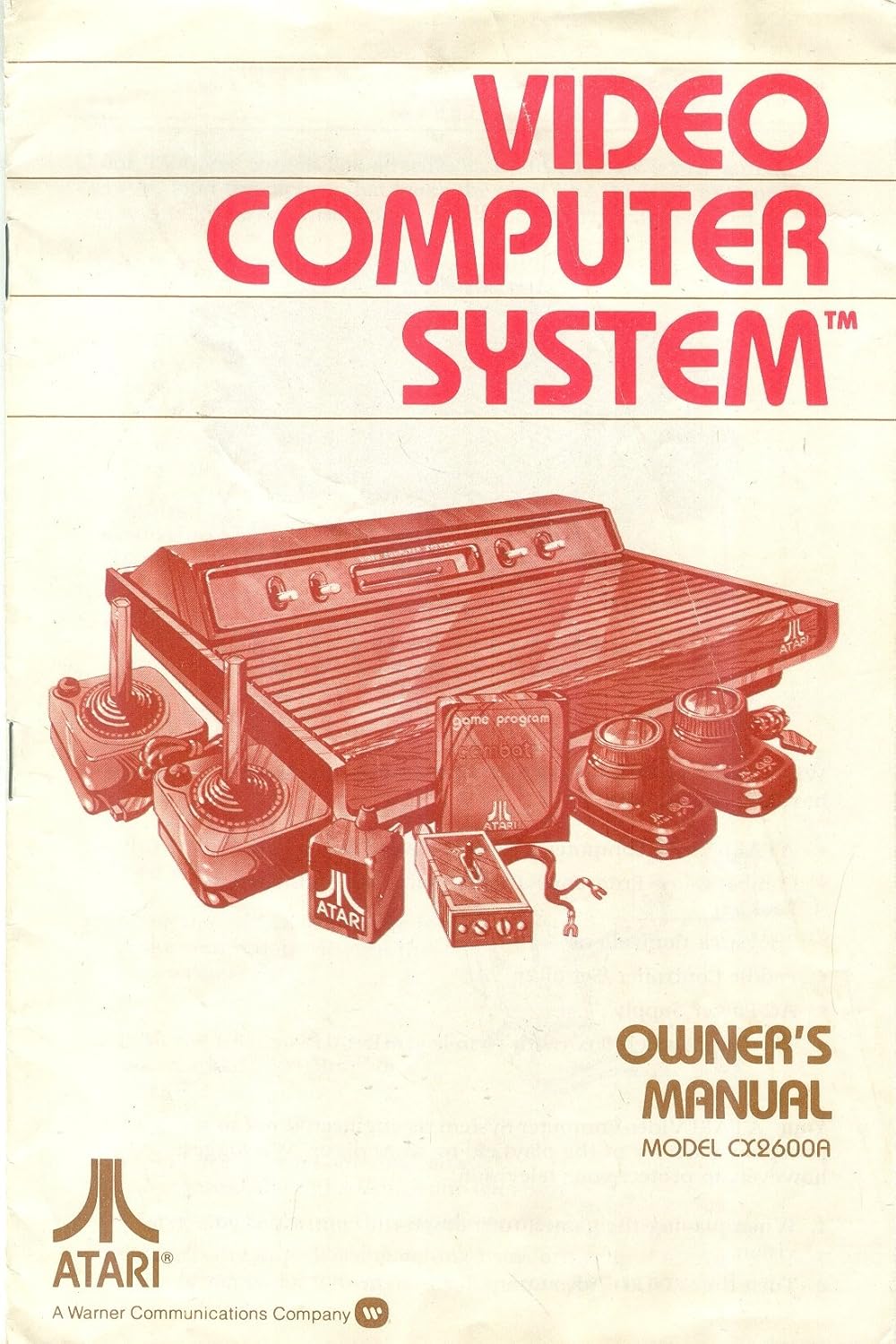 Atari Video Computer System Owner's Manual: Model CX2600A: Atari: Amazon.com: Books