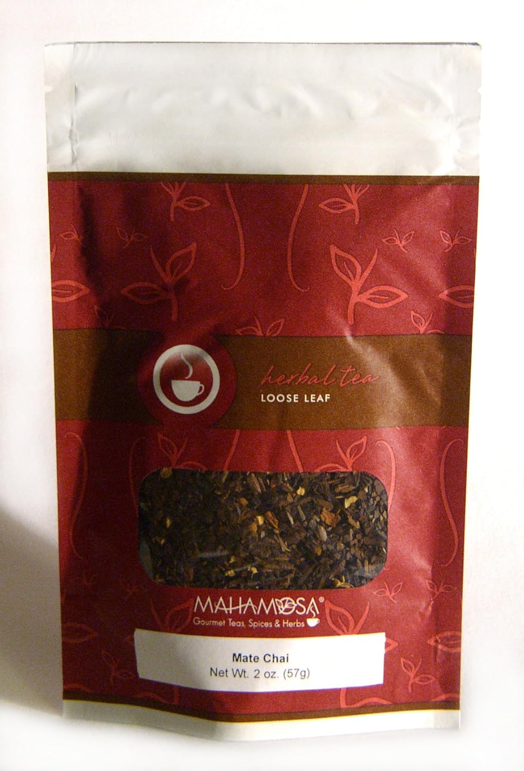 Amazon.com : Mahamosa Mate Chai Tea 2 oz, Loose Leaf Yerba Mate Herbal ...