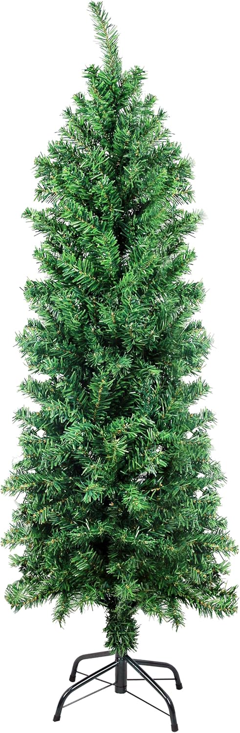 Amazon.com: Suunyglade 4FT Green Artificial Christmas Tree, Premium ...