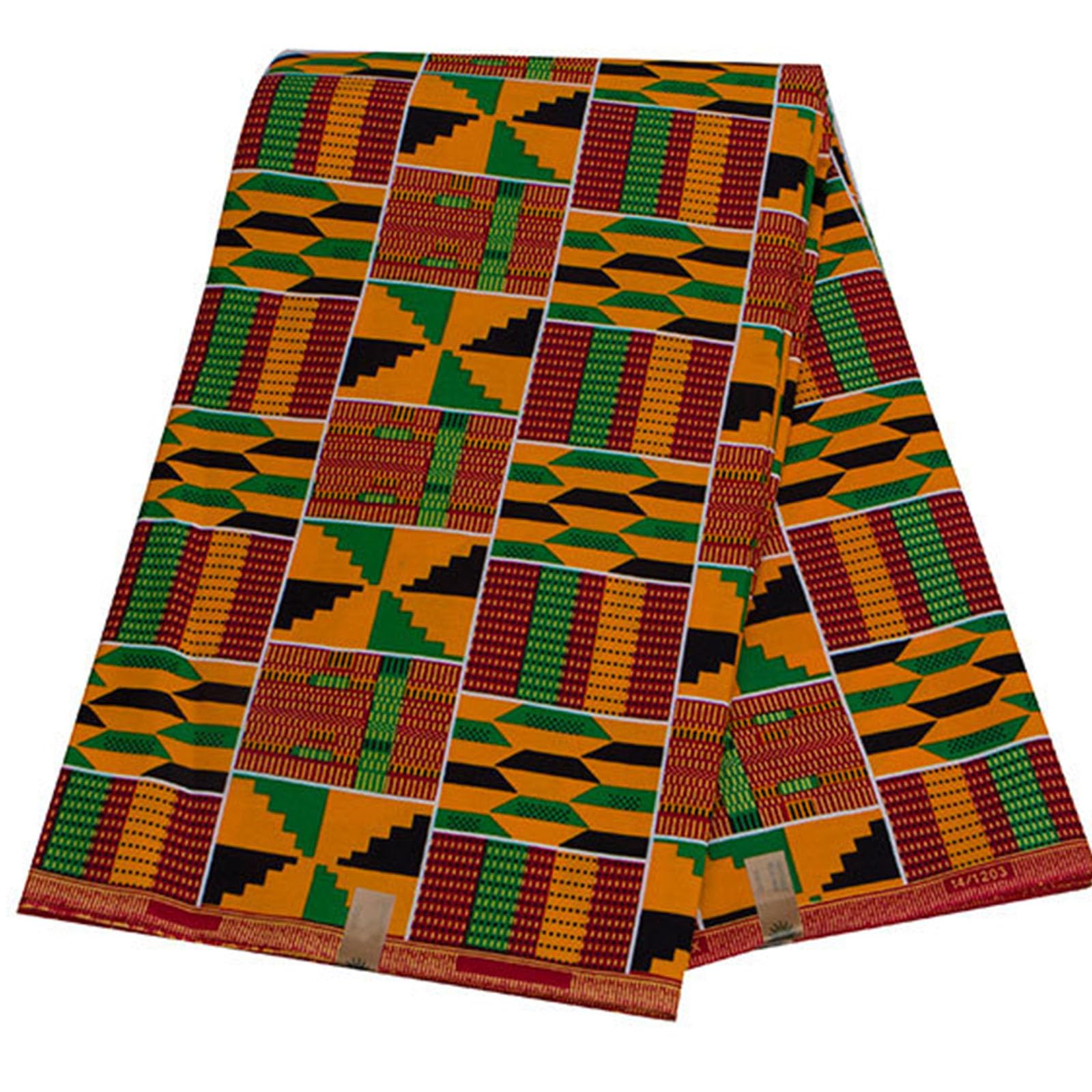 Amazon.com: African Fabrics, 100% Cotton Ankara Wax Printed Fabric, 6 ...