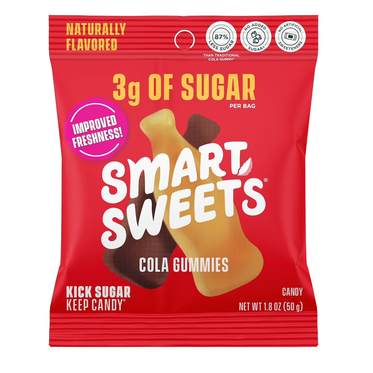 Amazon.com : Smart Sweets Cola Gummies, 1.8oz (Pack of 12), Candy with ...