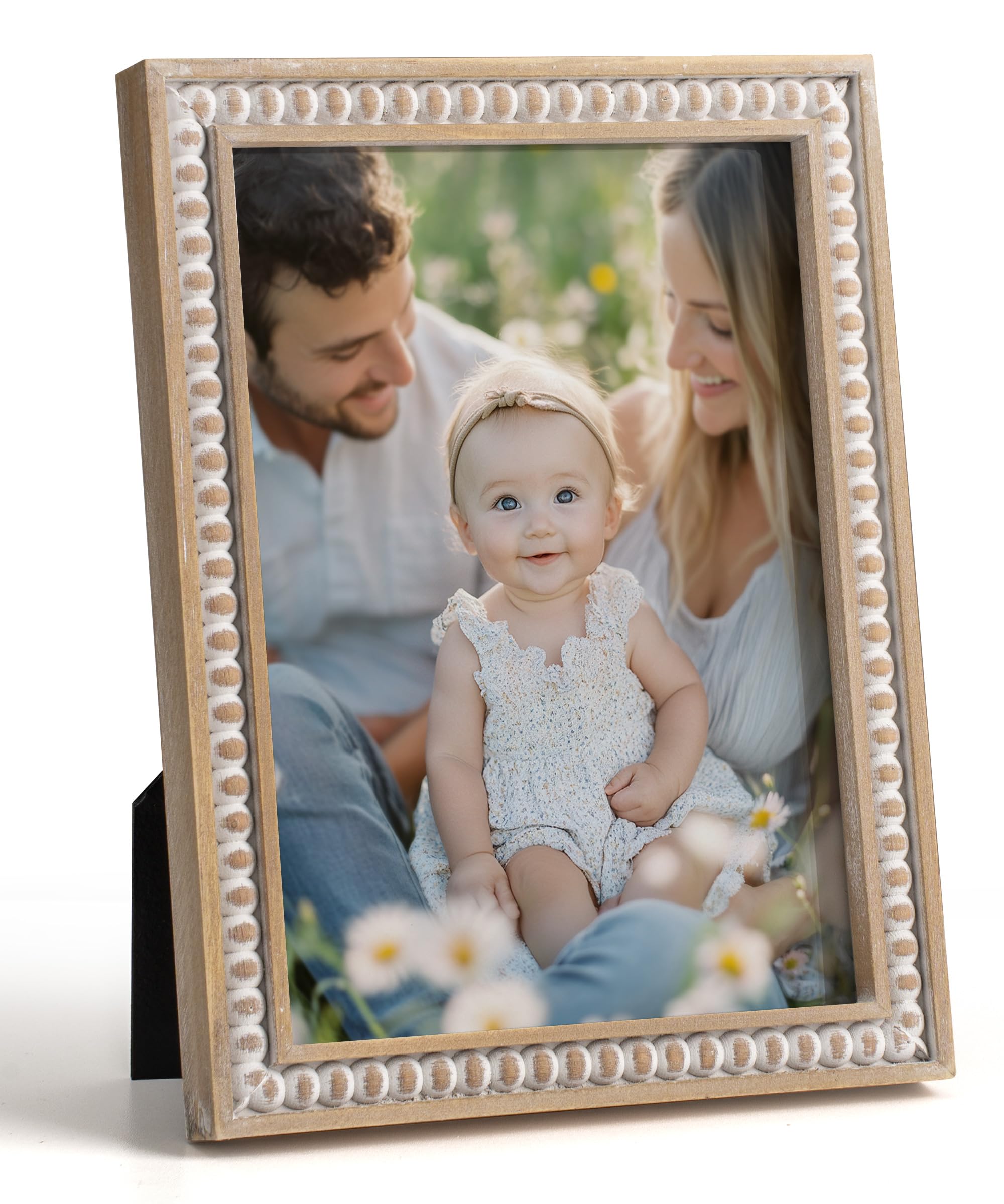 Amazon.com - Maxpeuvon 5x7 Picture Frame, Natural Pine Wood Wall Mount ...