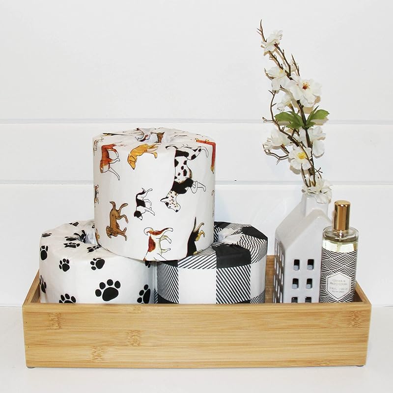 Amazon.com: Decorative Toilet Paper Covers, 9 Paper Wraps, 3 of Each of the Designs, Fits Any ...