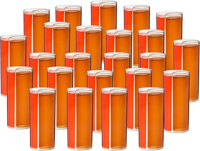 Amazon.com: Split Shooters Vertically Divided Plastic Split Shot Glass ...