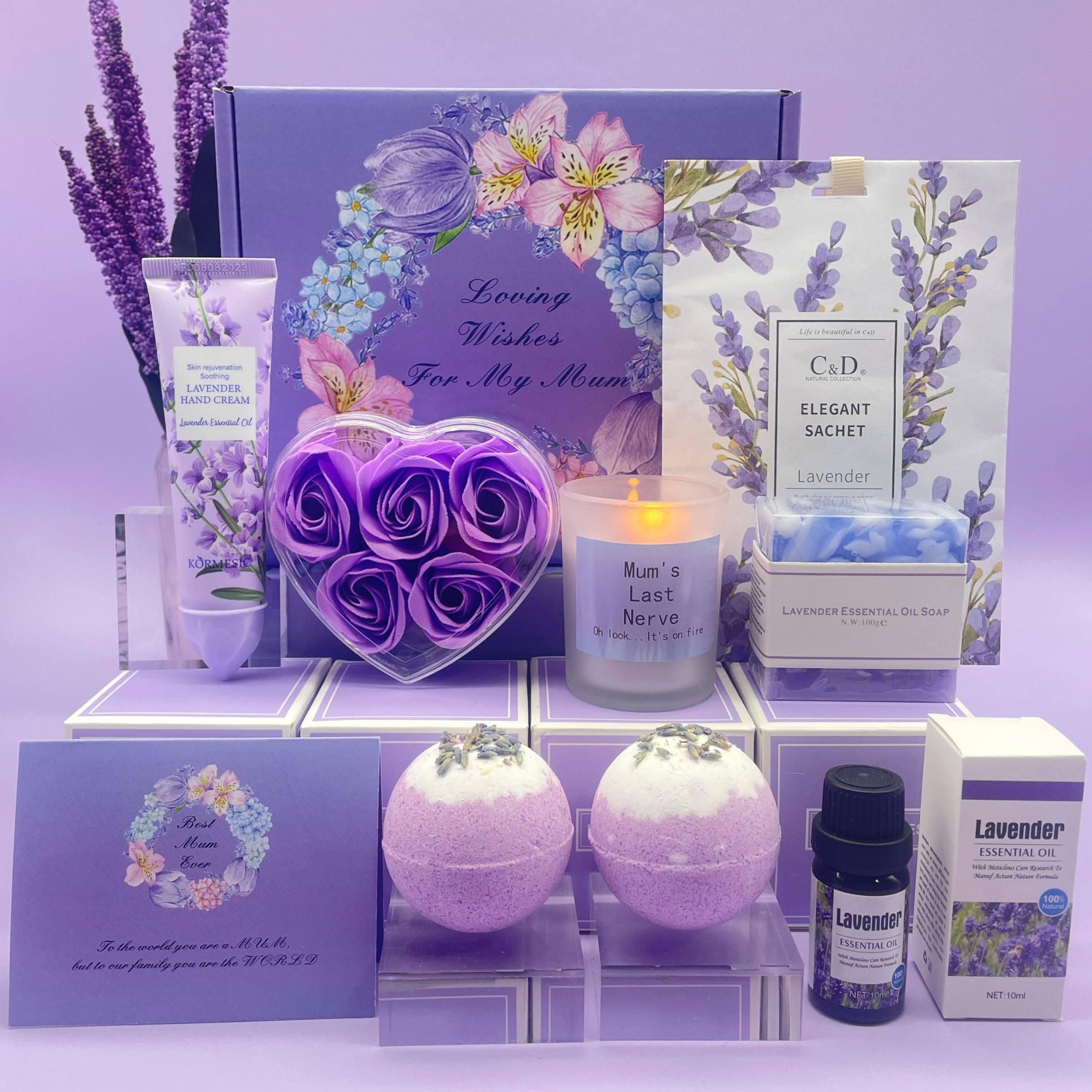 Christmas Pamper Gifts for Mum, Mum Birthday Gifts,Gift Set for Women ...