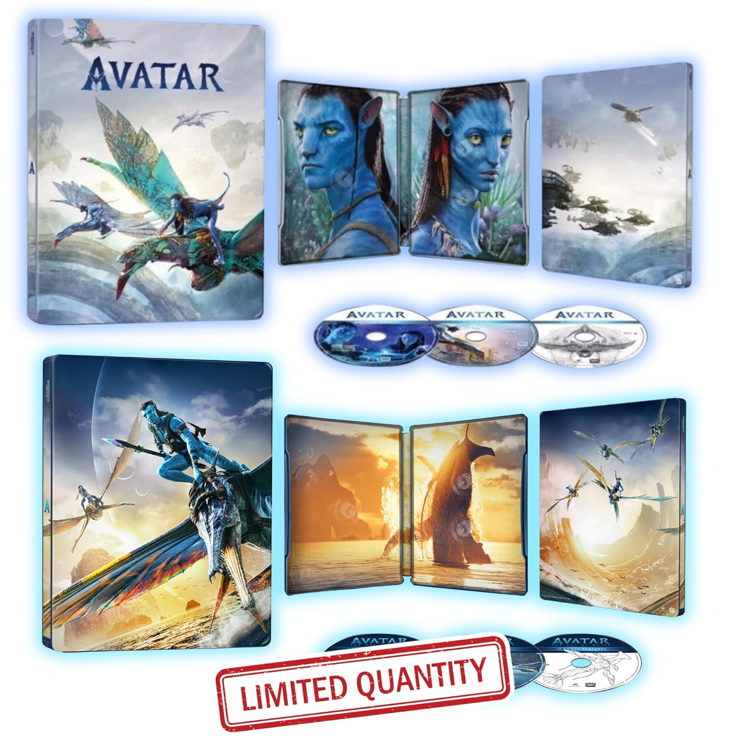 Amazon.com: Avatar / Avatar: The Way of Water 4K Limited Editions ...