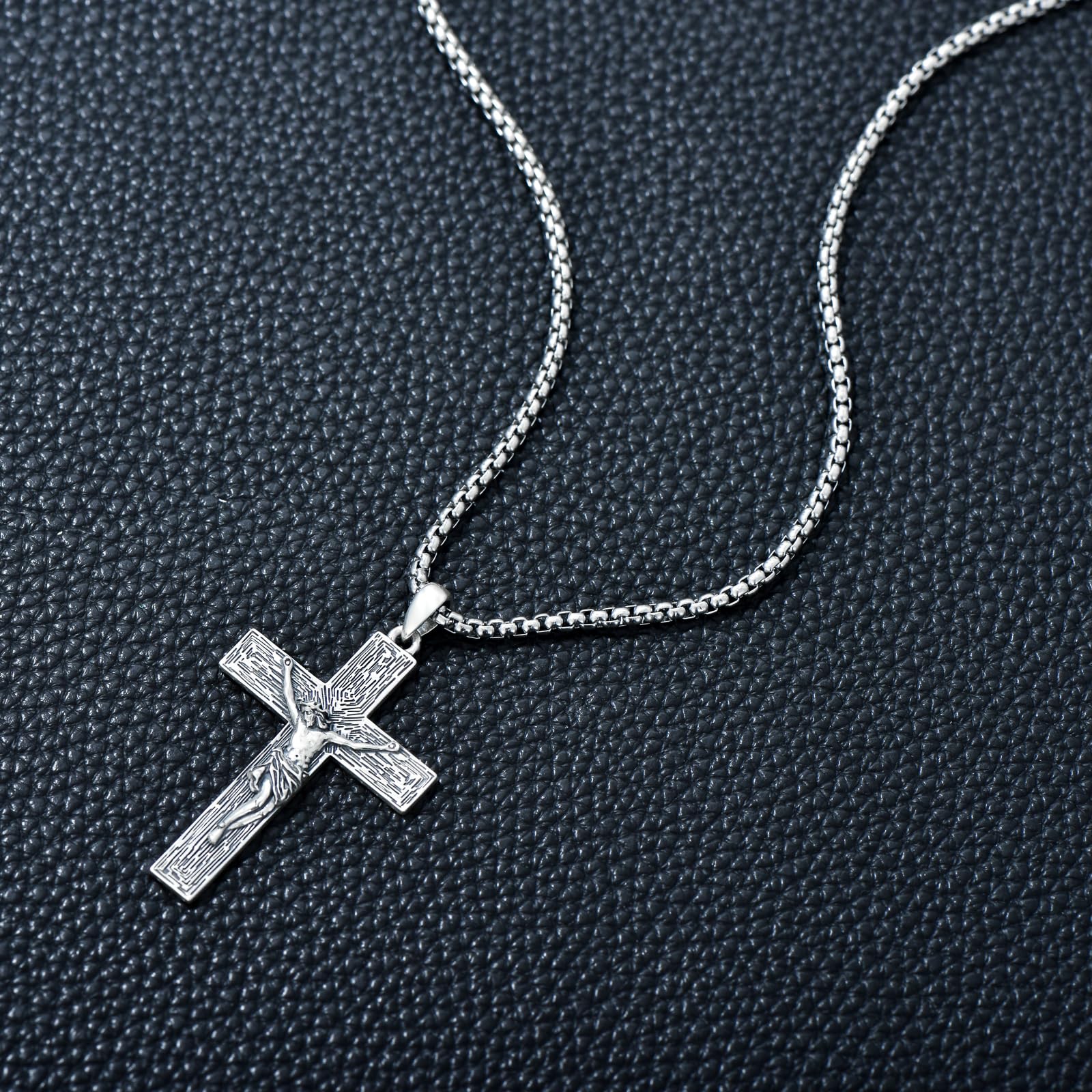 Snapklik.com : CEKAMA Jesus Christ Catholic Sterling Silver Cross ...