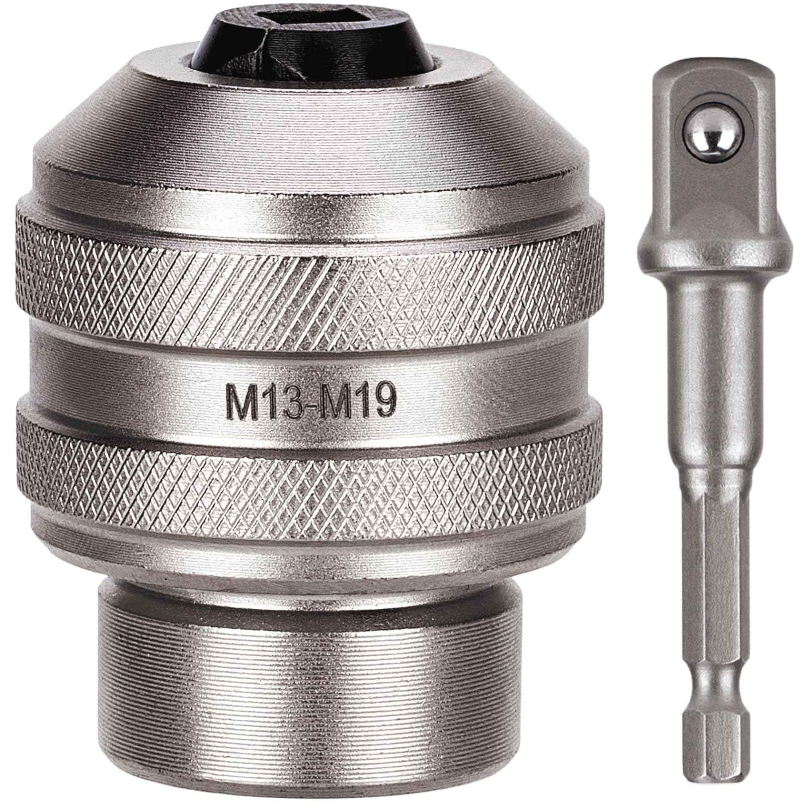 Snapklik.com : Topec Tap Socket Set, 2-Piece 1/2"DR X M13M19 Adjustable ...