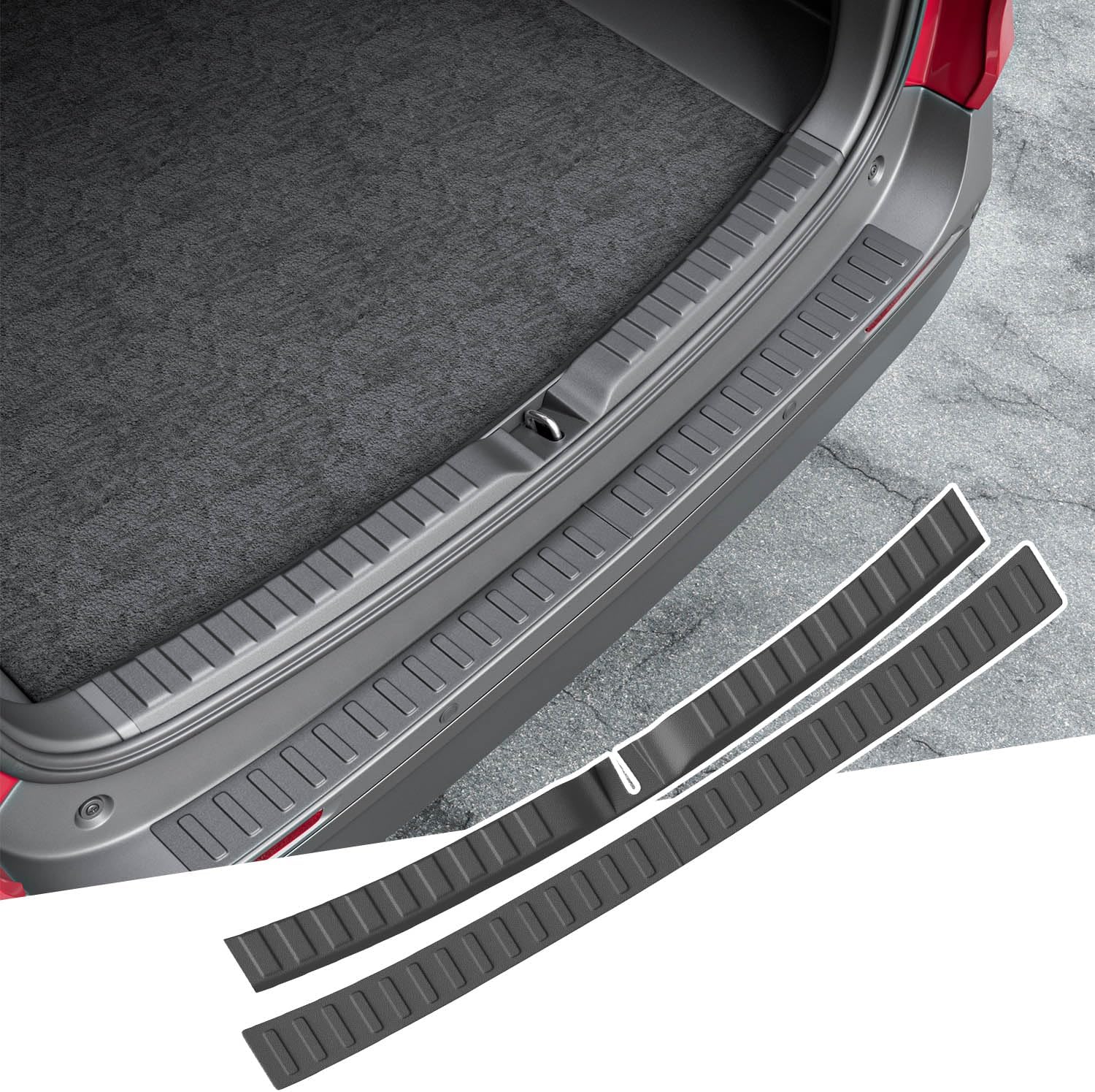 Amazon.com: Xipoo Rear Bumper Protector Mat Compatible with 2019-2025 ...