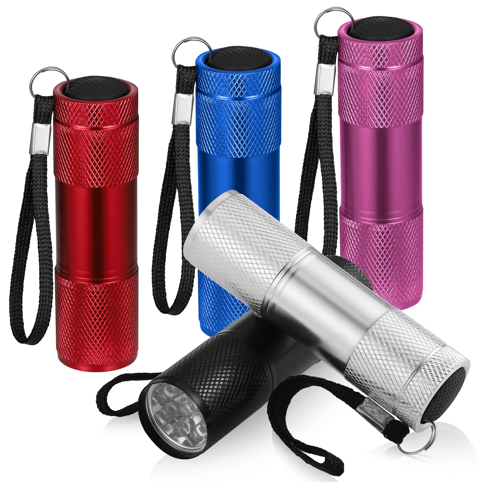 Kssvzz 5 Pack Small Torch, Mini Torches Led Super Bright with 9 LEDs ...
