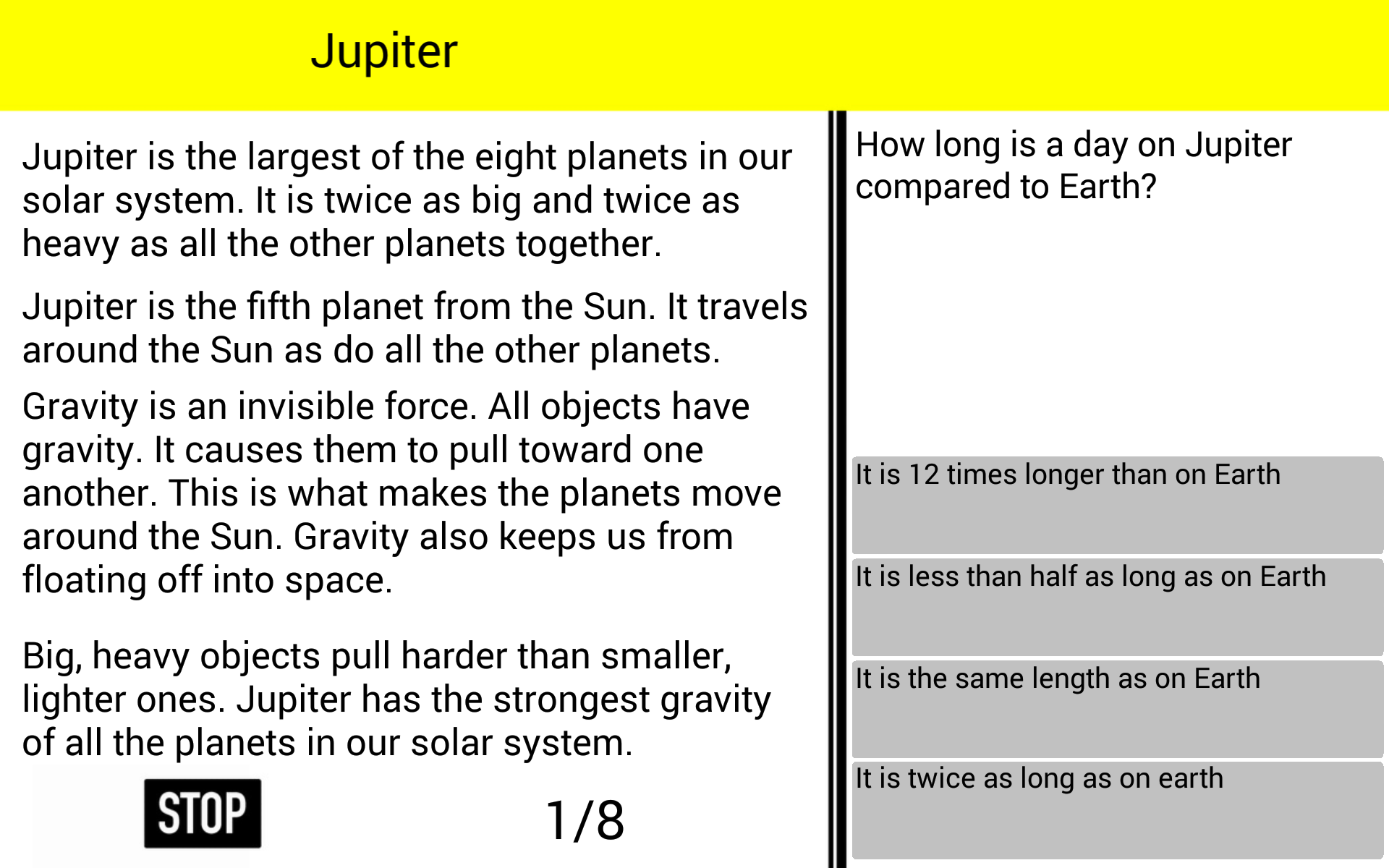 2nd Grade Non-Fiction Reading Comprehension - App on Amazon Appstore