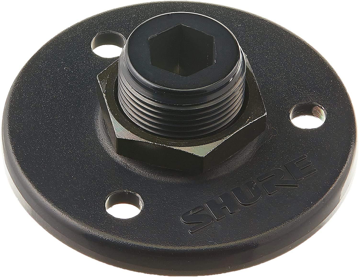 Amazon | Shure A12B 5/8-Inch-27 Threaded Mounting Flange, Black by ...