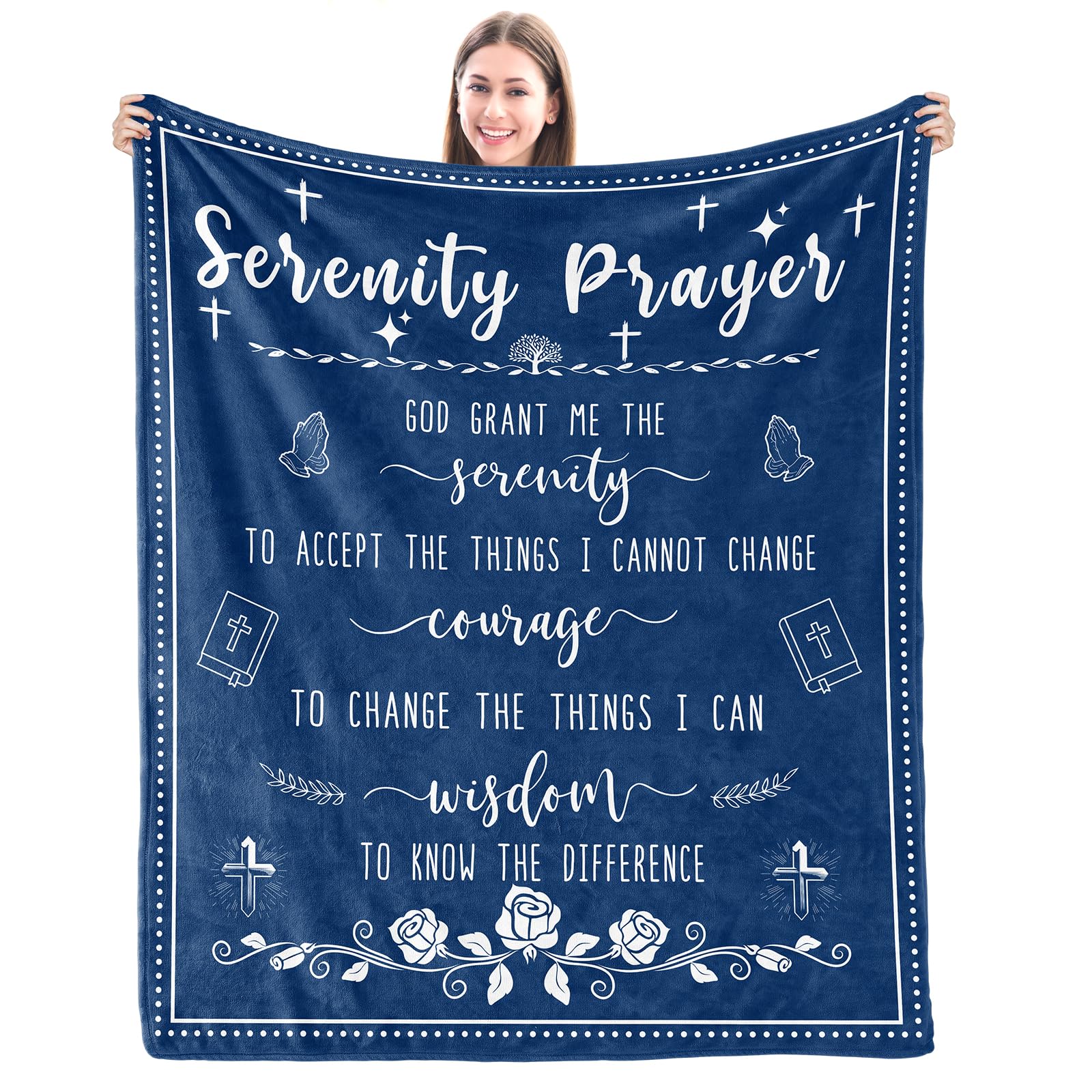 Amazon.com: Serenity Prayer Gifts, Bible Verses God Faith Inspirational ...